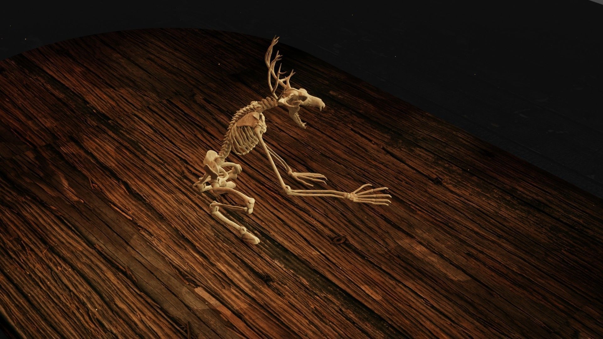 Wendigo Skeleton 3D model 3D printable | CGTrader