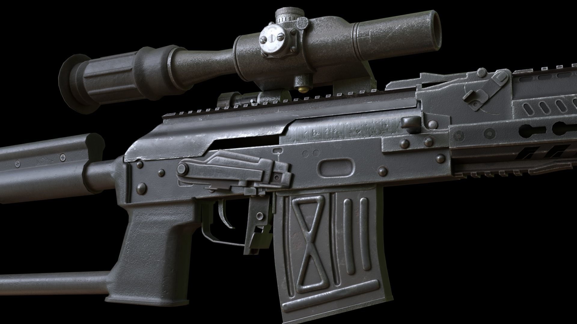 Sniper Rifle Collection | CGTrader