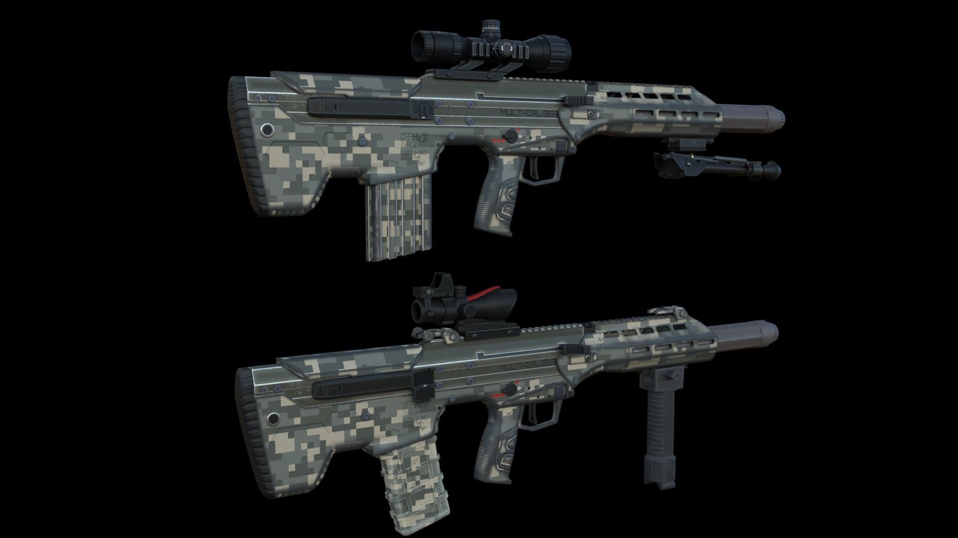 Sniper Rifle Collection | CGTrader