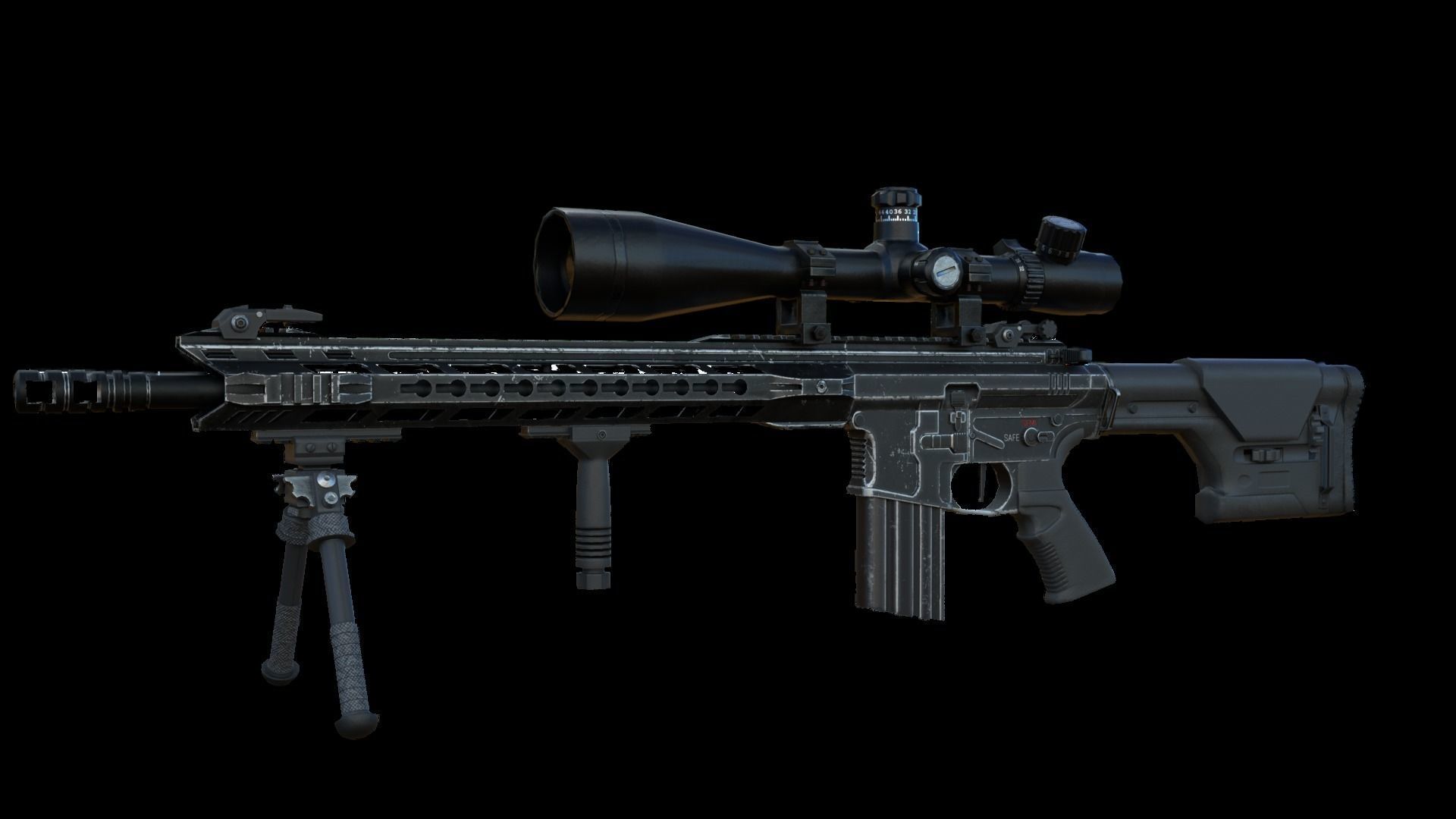 Sniper Rifle Collection | CGTrader