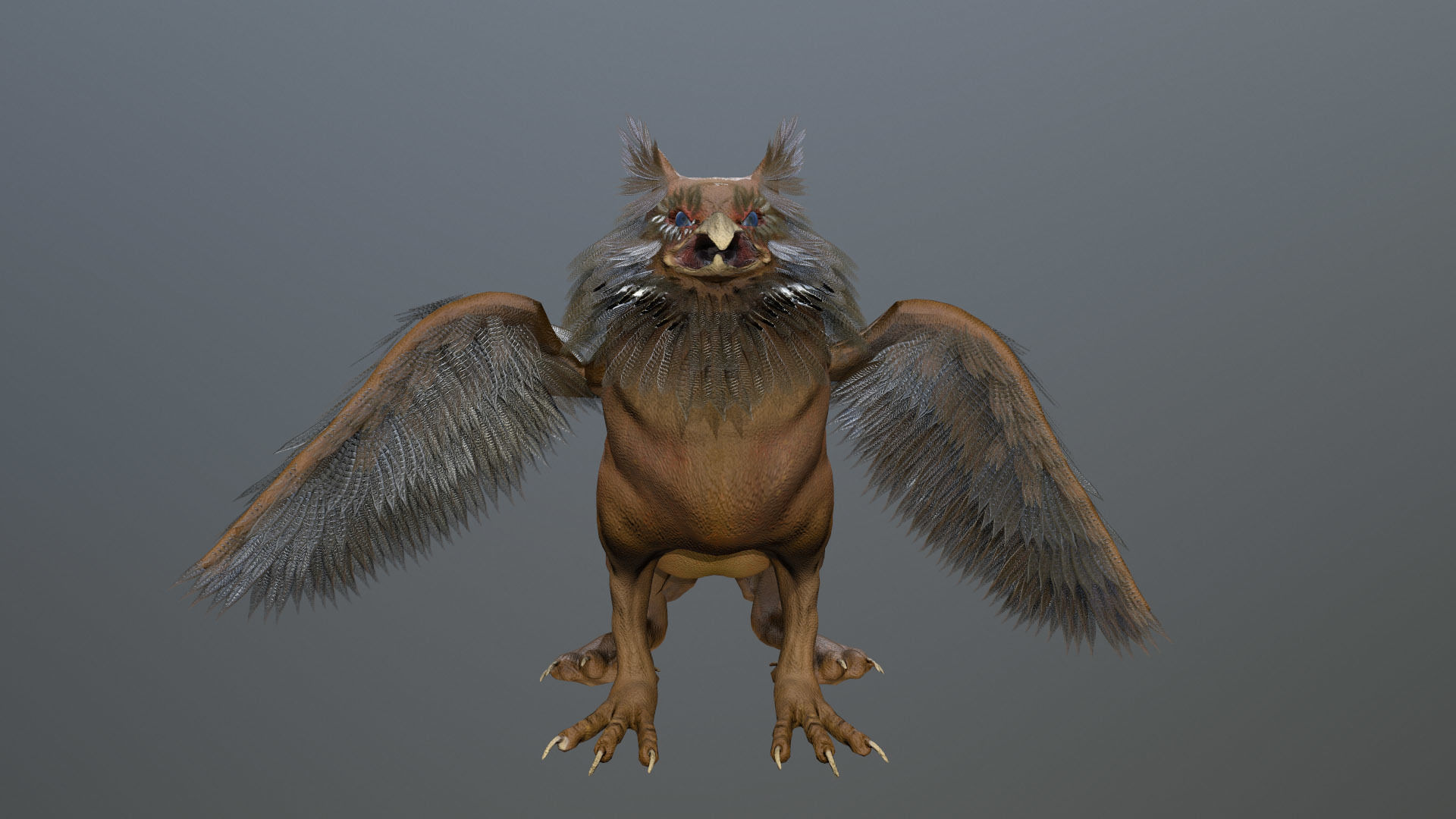 3D model Anicent Griffin VR / AR / low-poly rigged animated | CGTrader
