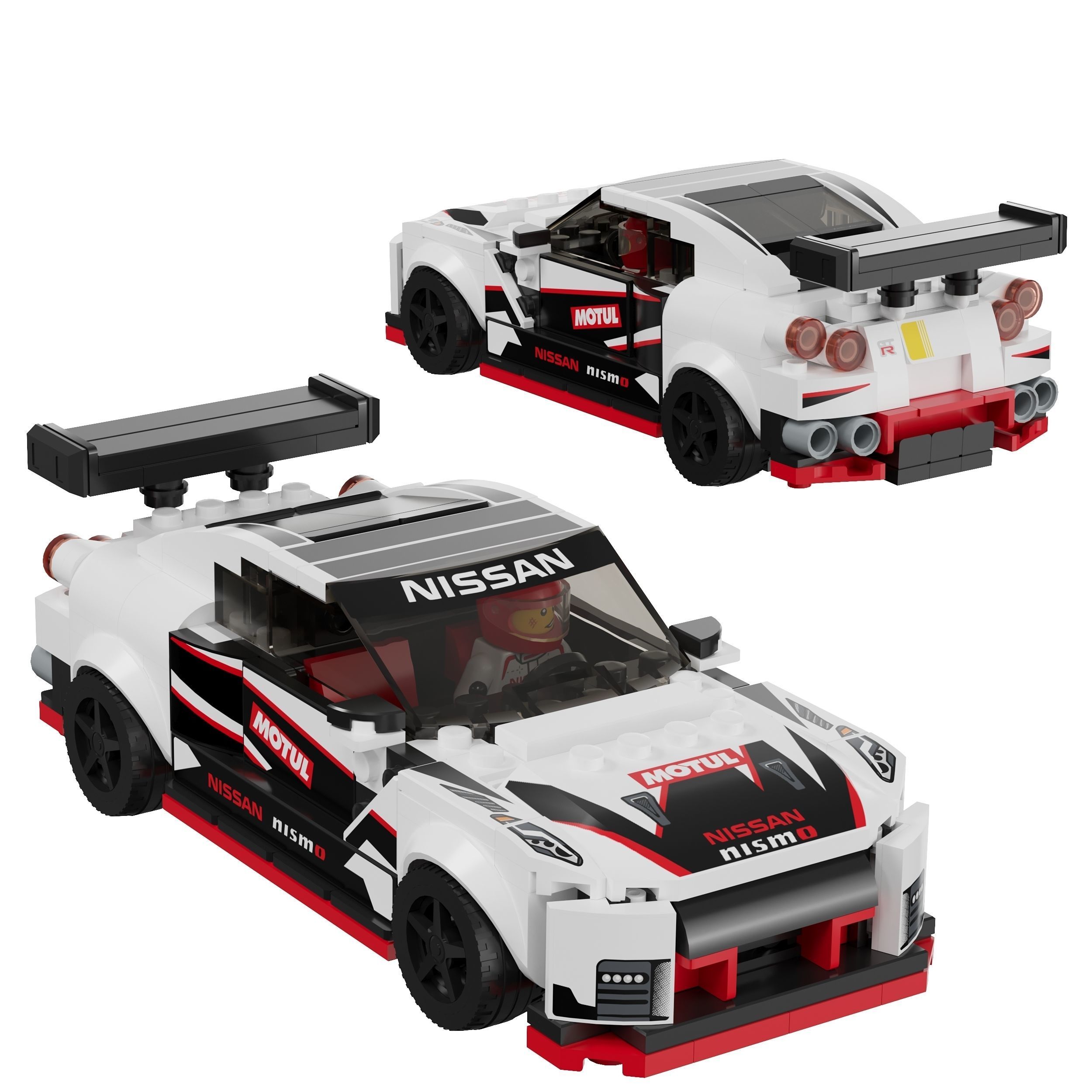 Lego - 76896 Nissan GT-R NISMO 3D model | CGTrader