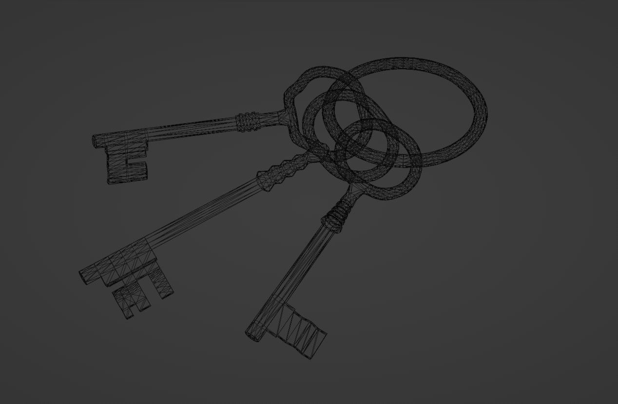3D model Rusty Old Keys VR / AR / low-poly | CGTrader