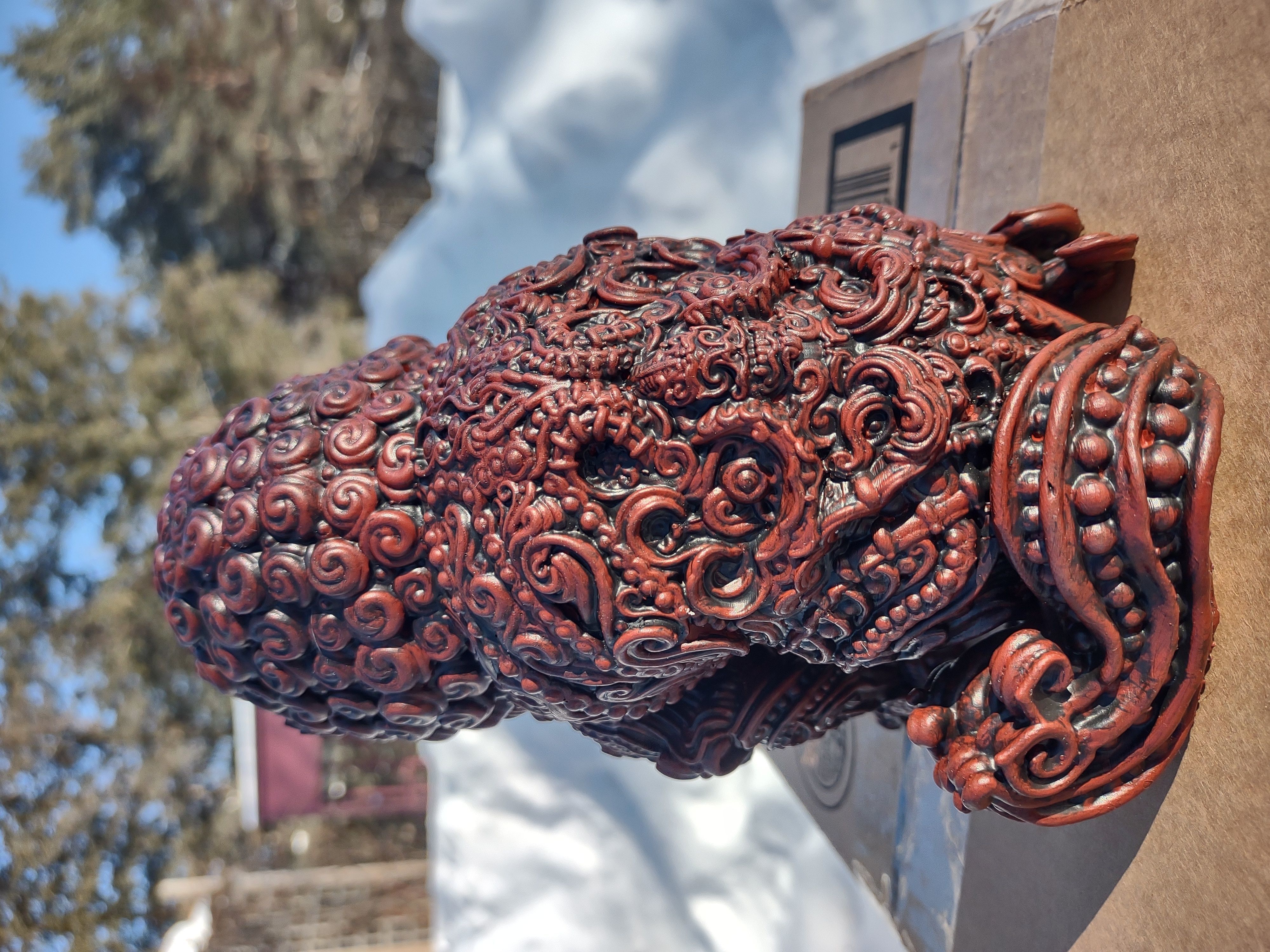 Foo lion 3D model 3D printable | CGTrader