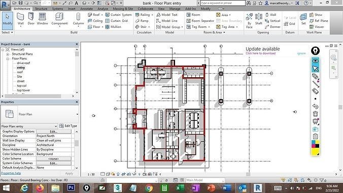 revit bank 3D model | CGTrader