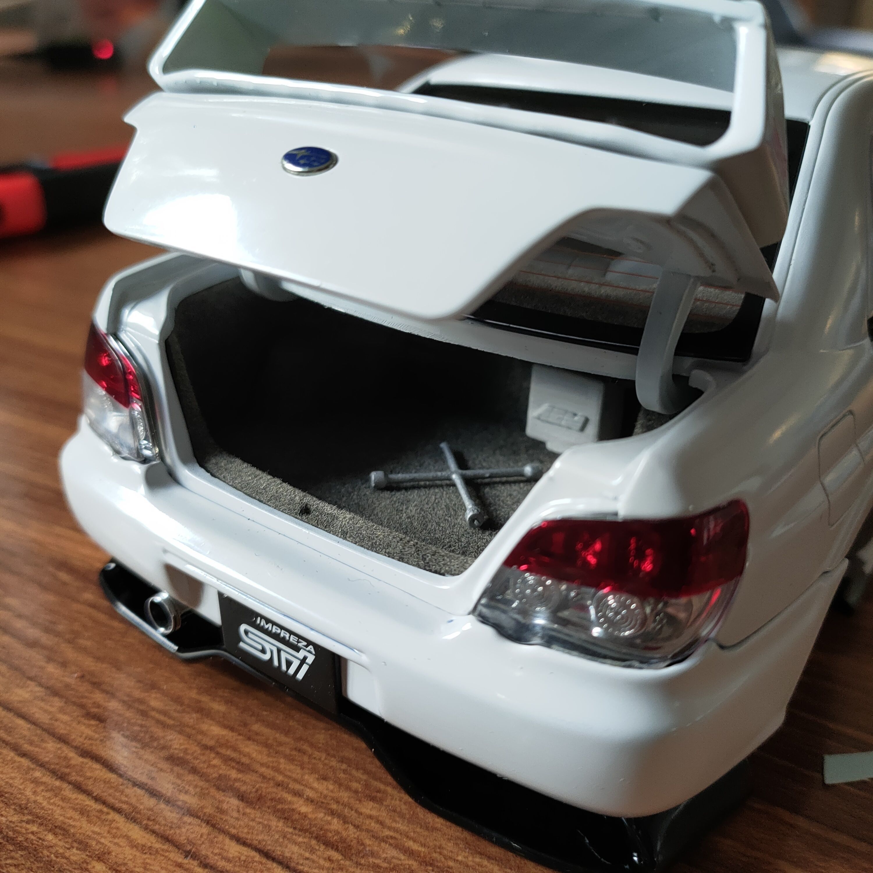 Autoart Subaru Impreza Hawkeye Body Kit and work xd9 rim 3D model 3D ...