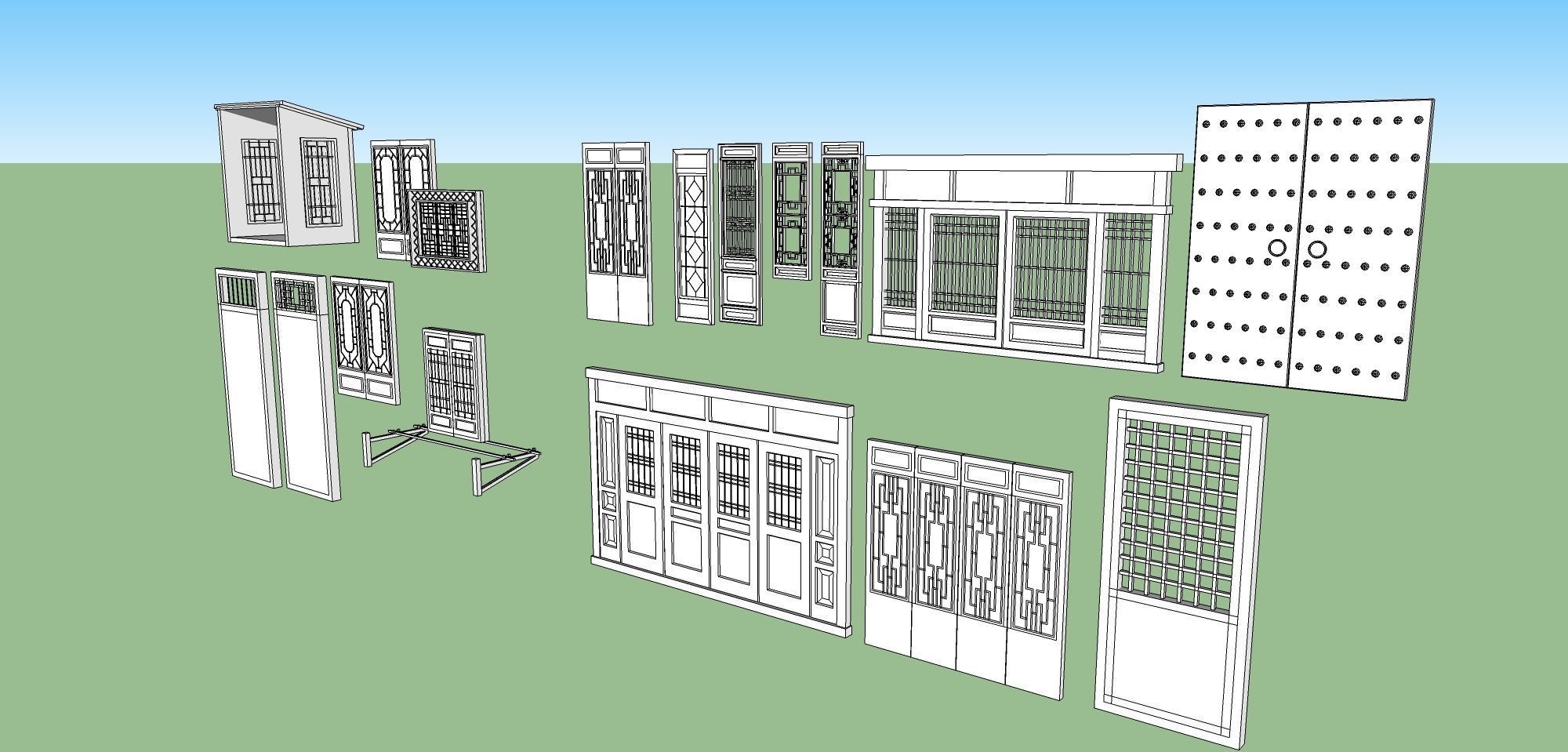 Chinese traditional pattern 3D model | CGTrader