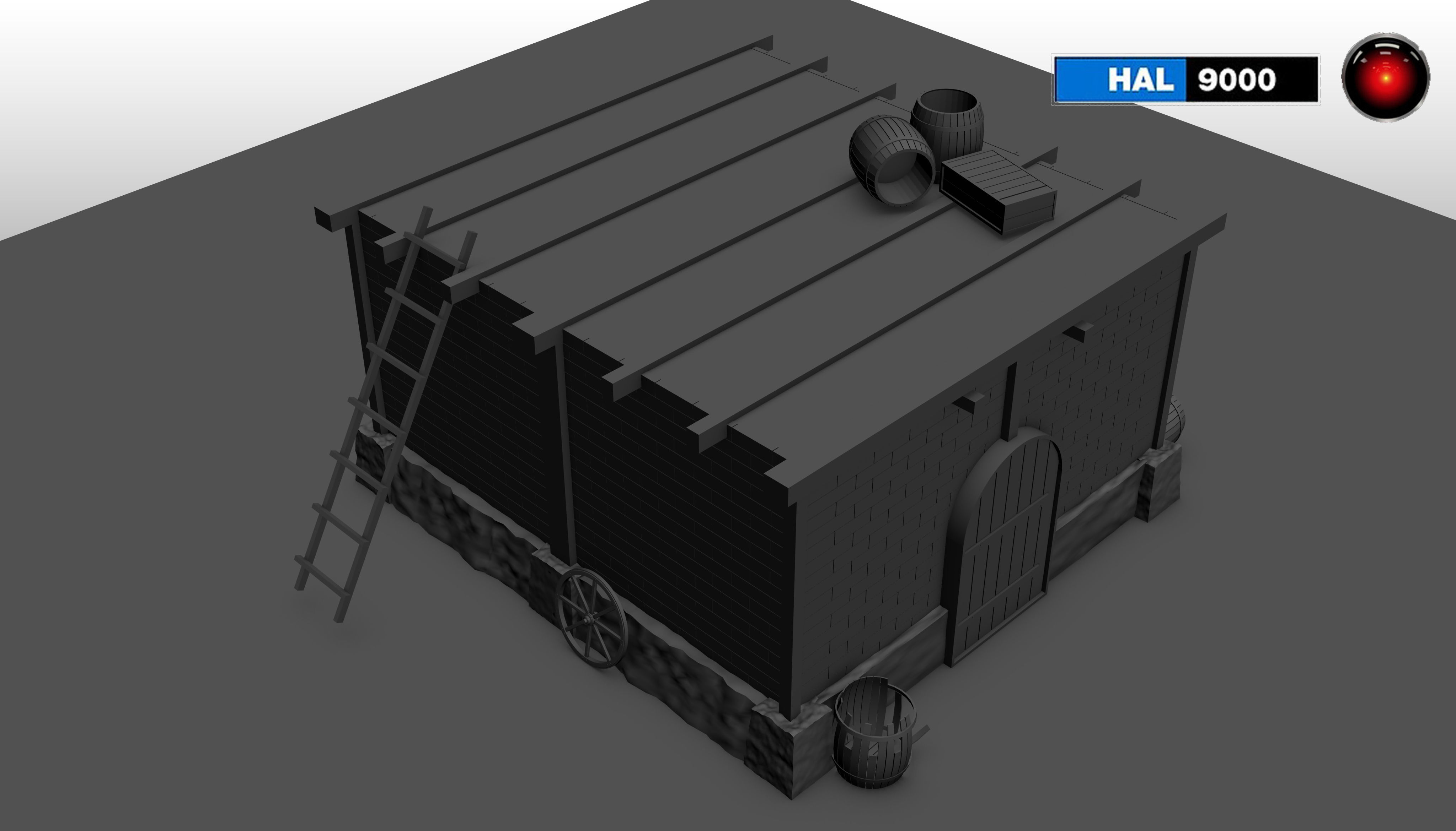 Medieval Silo free 3D model | CGTrader