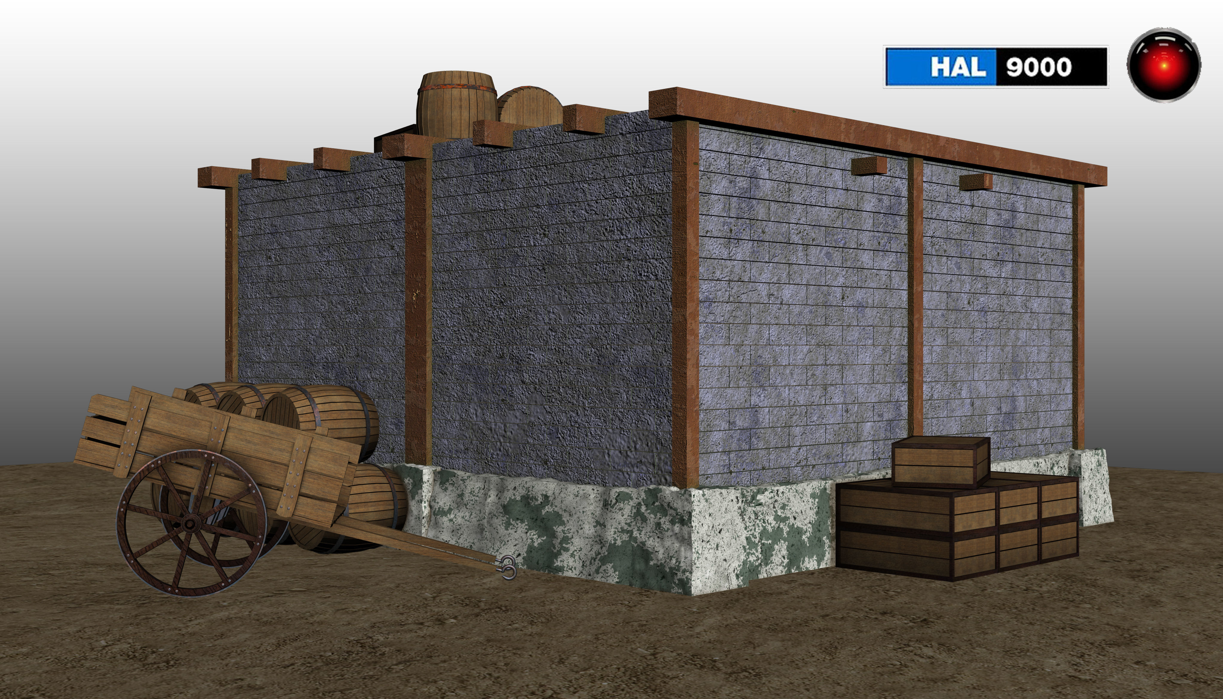 Medieval Silo free 3D model | CGTrader