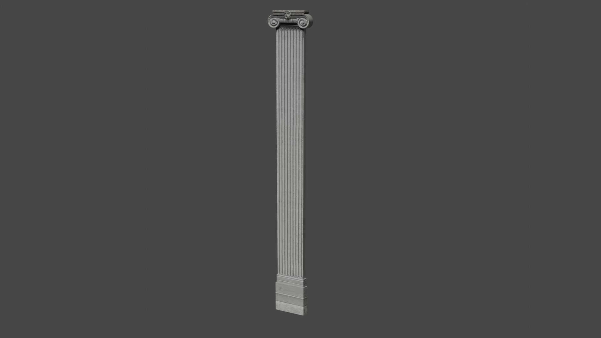 3D model Neoclassic column VR / AR / low-poly | CGTrader