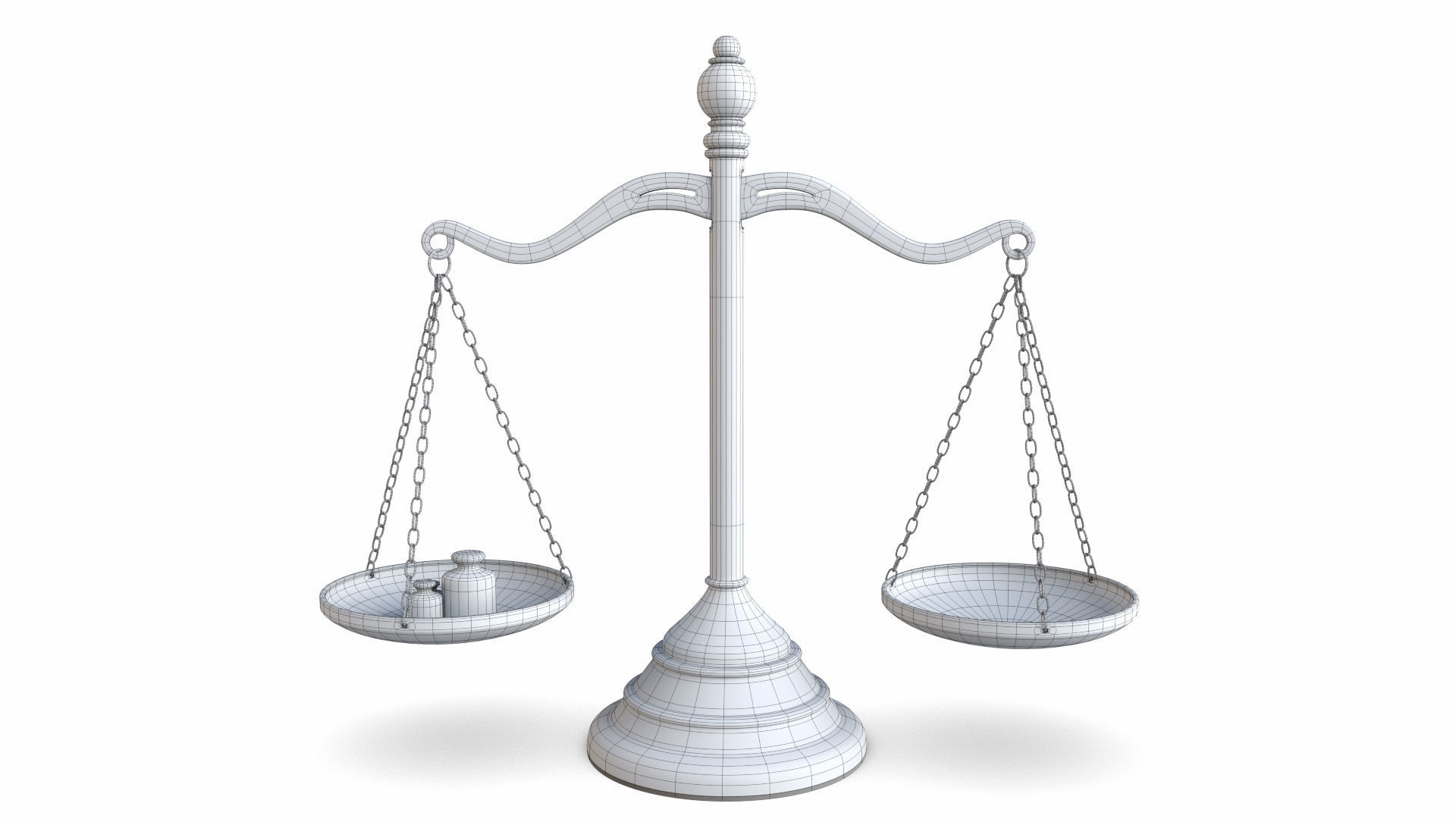 Scales 3D model rigged | CGTrader