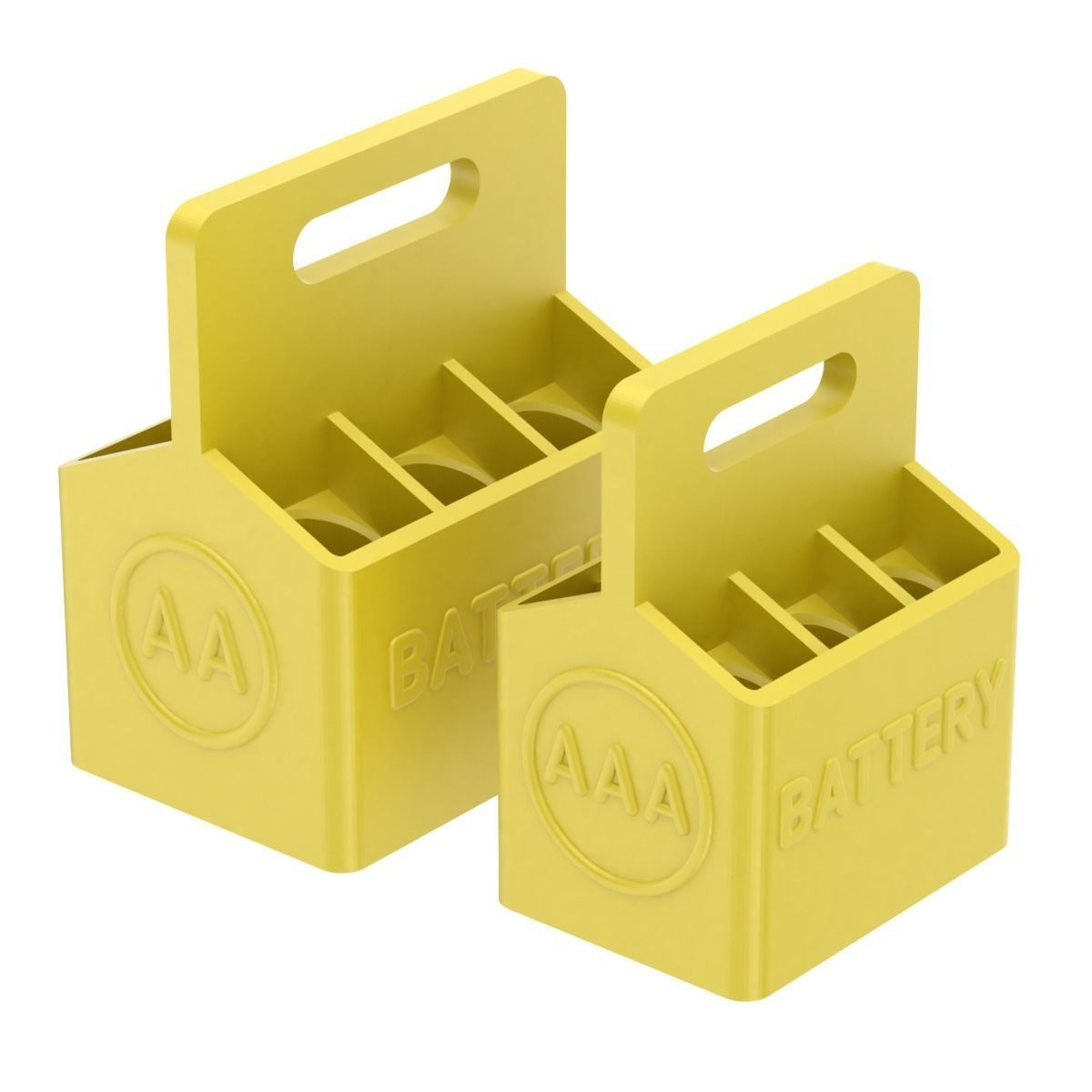 Printable Battery Holder 3D model 3D printable | CGTrader