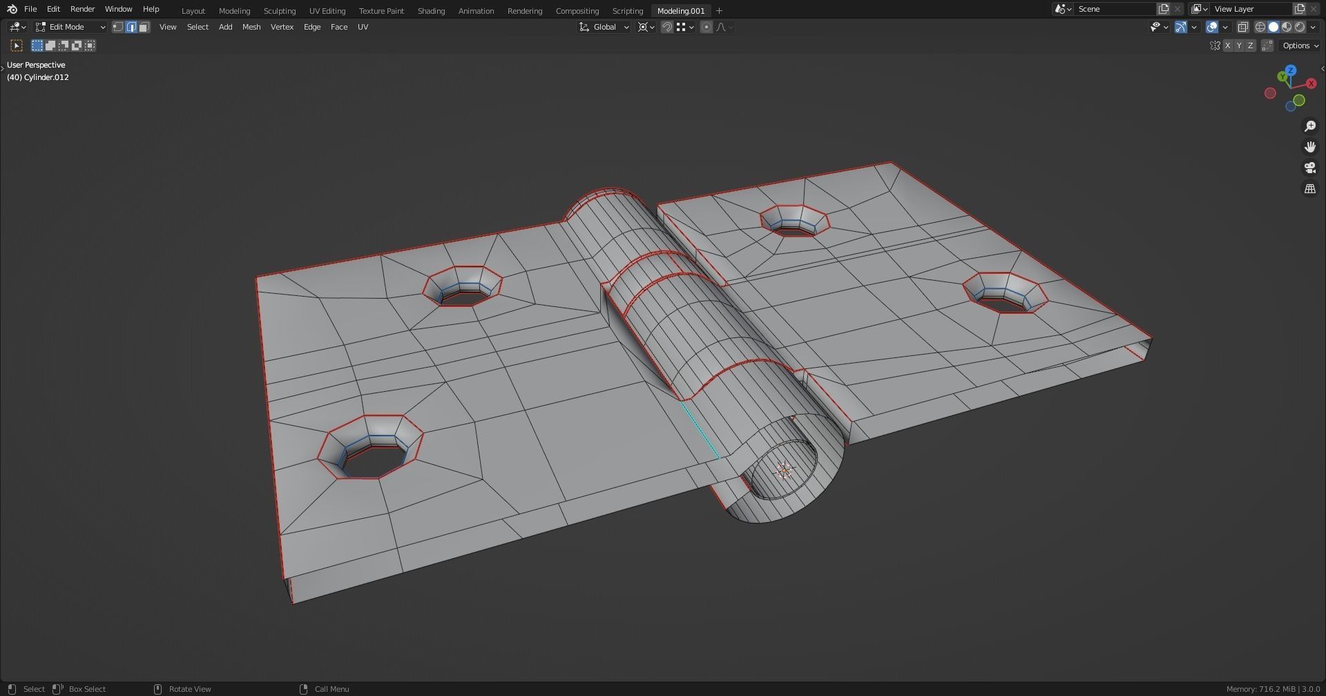 Two Ball Bearing Door Hinge for Blender 3D model | CGTrader