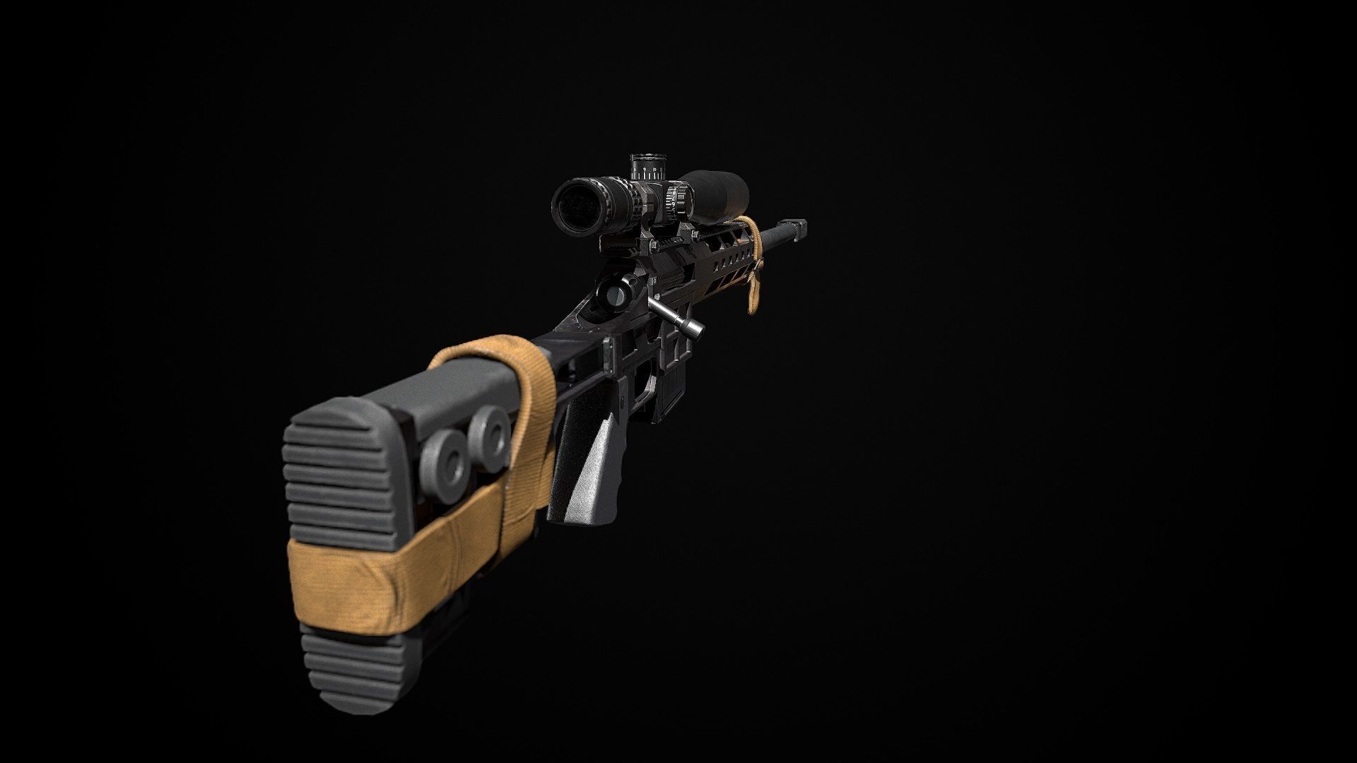 3D model Sniper rifle VR / AR / low-poly | CGTrader