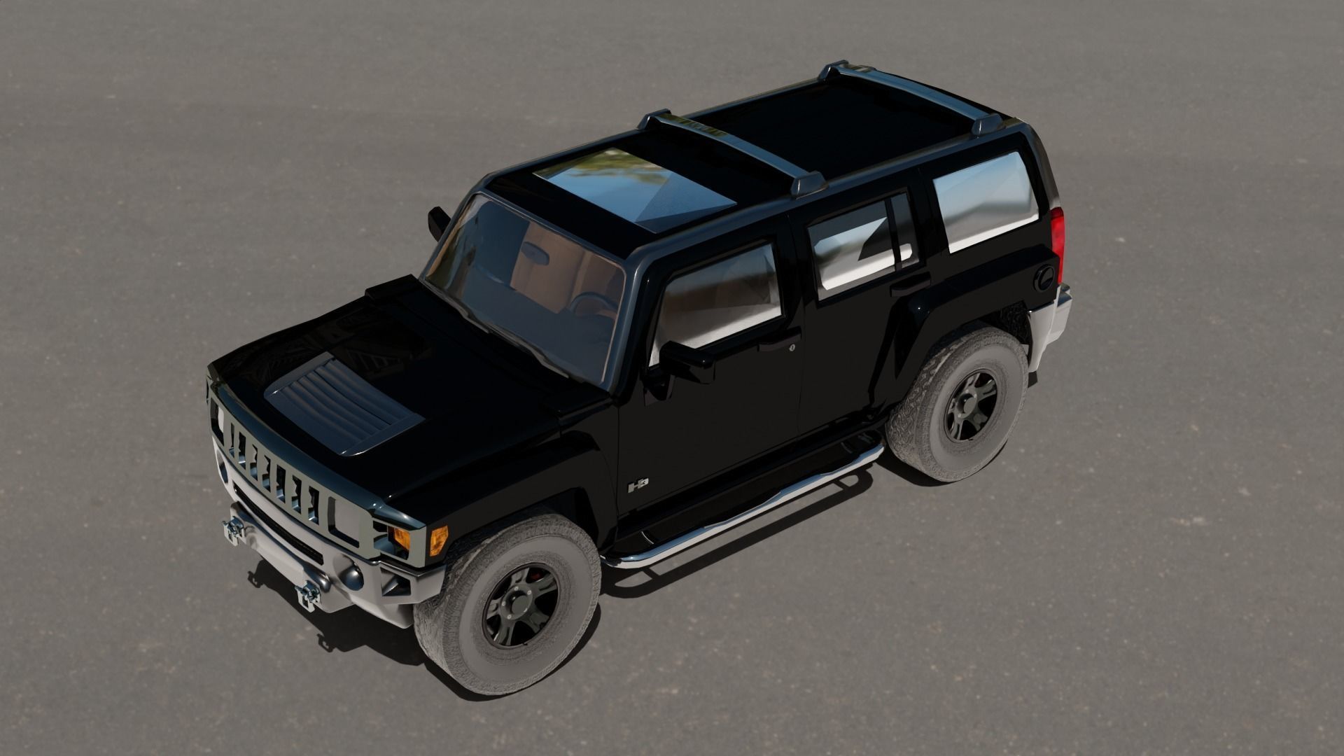 Hummer H3 free 3D model | CGTrader