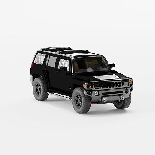Hummer H3 free 3D model | CGTrader
