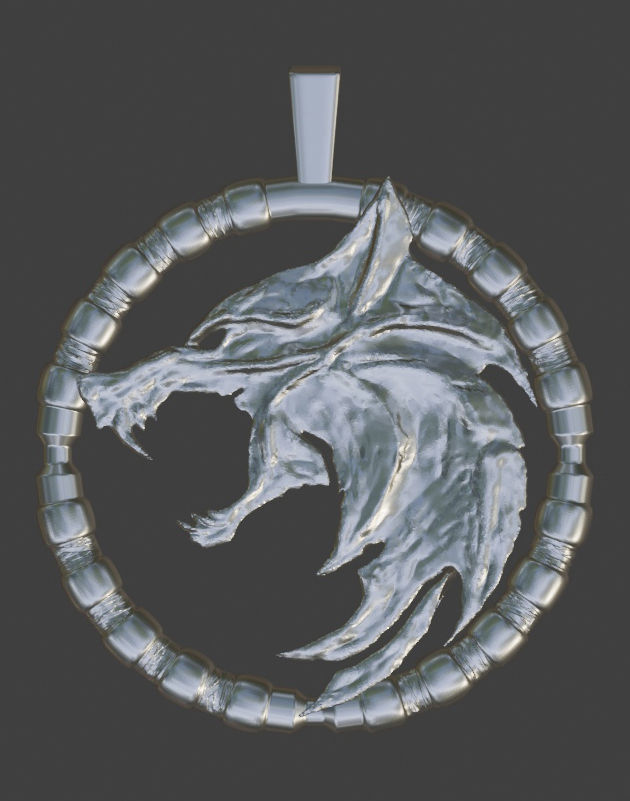 WITCHER MEDALLION NETFLIX 3D model 3D printable | CGTrader