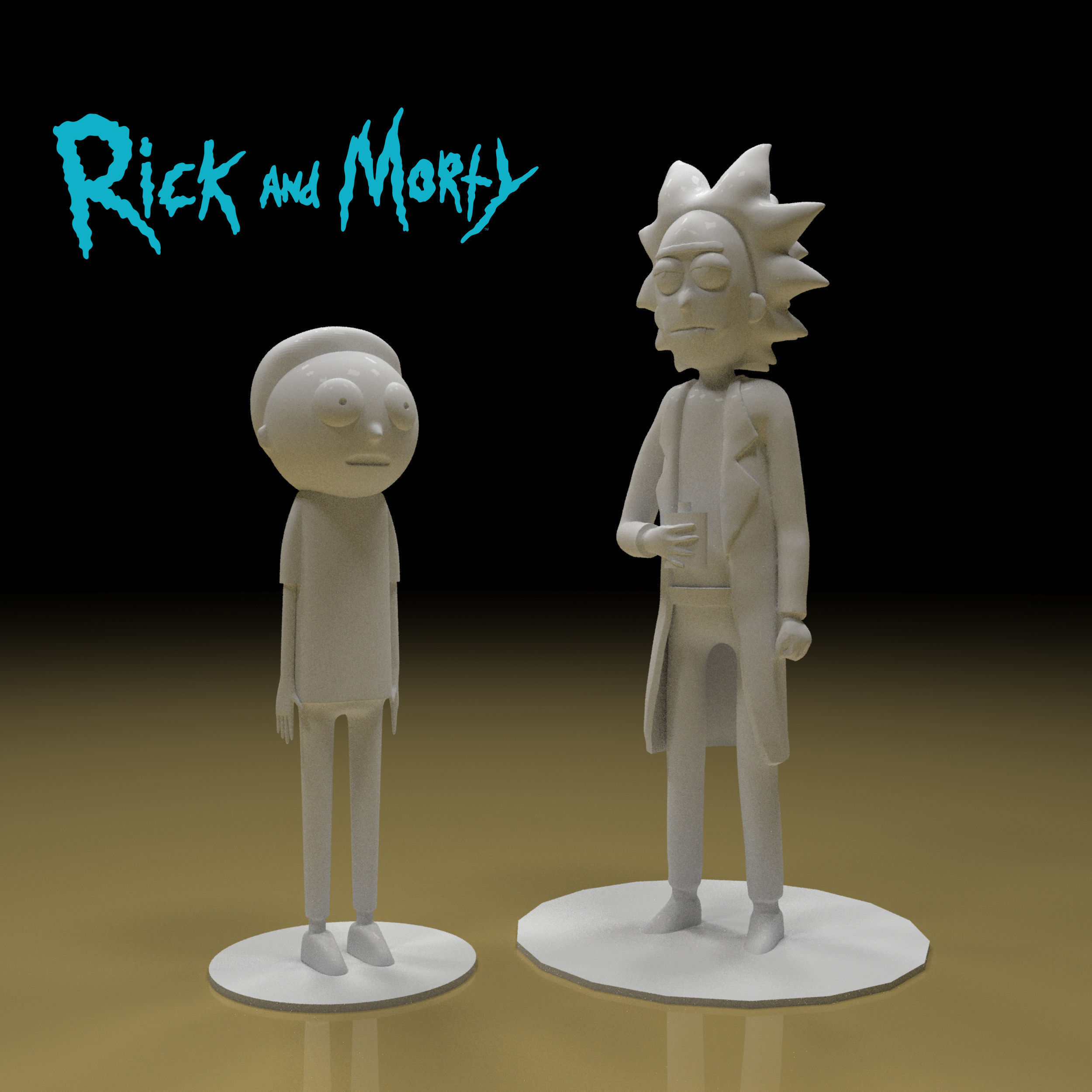 Rickandmorty 3D Model | Rick And Morty 3D Model – NRTC