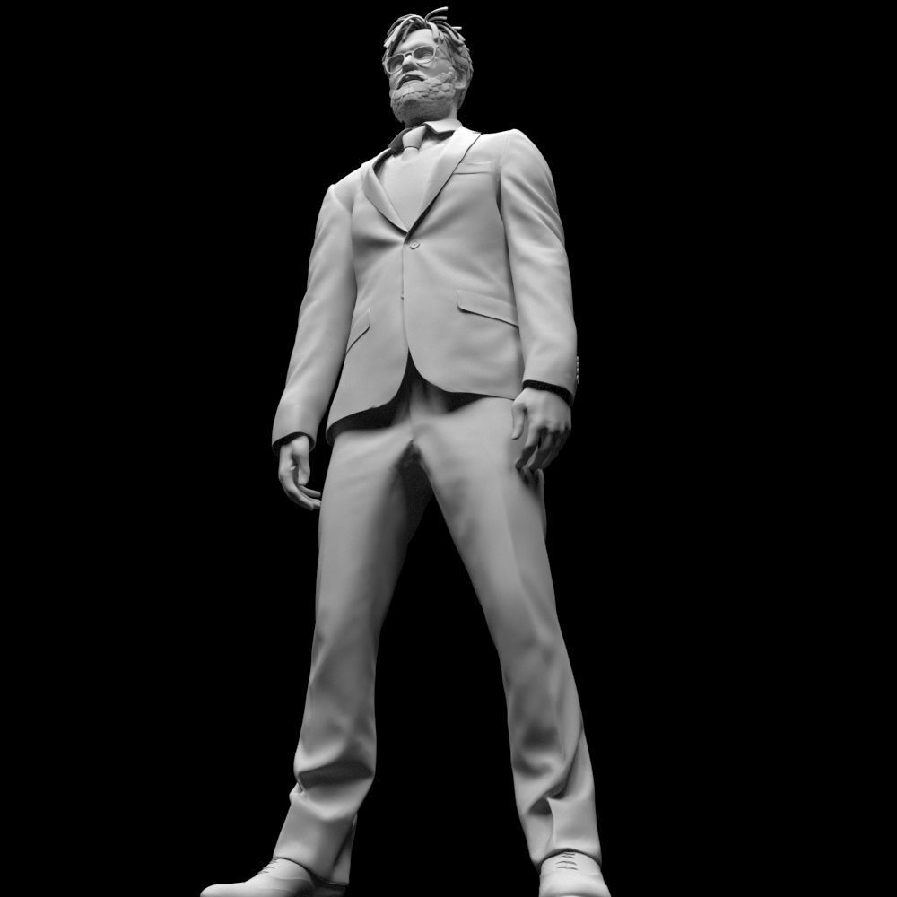 Jurgen Klopp Coach Stl Model 3d printing 3D model 3D printable | CGTrader