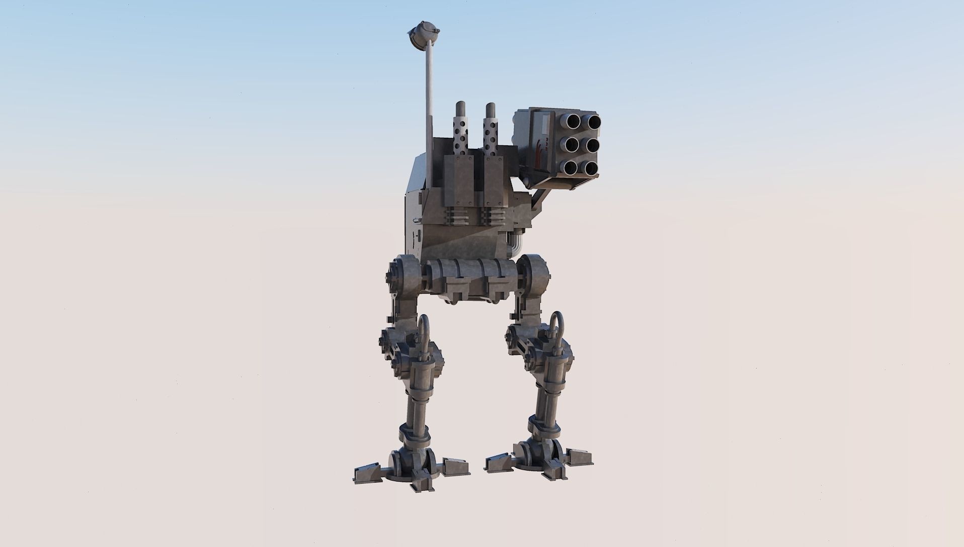 Support Sentinel with Missile Pod 3D model | CGTrader