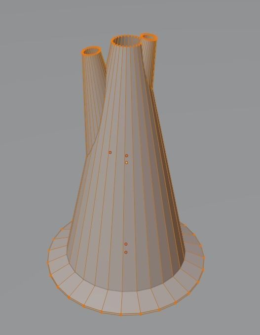 3D model Realistic Dirt Smoke Explosion Simulation VR / AR / low-poly ...