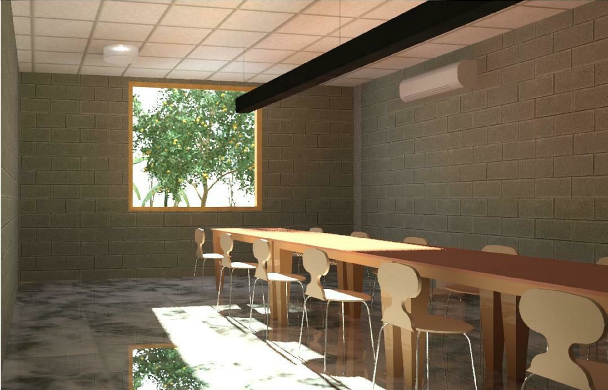 Resort house with swimming pool and parking and garden in Revit 3D ...