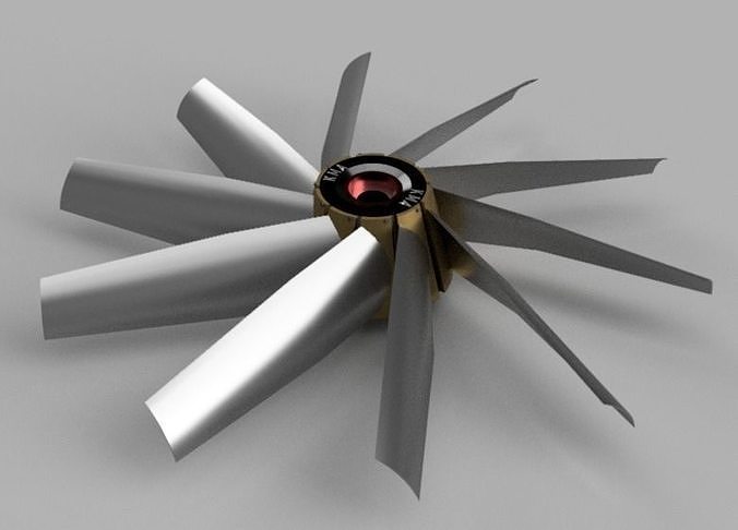 mechanical fan 2 3D model | CGTrader