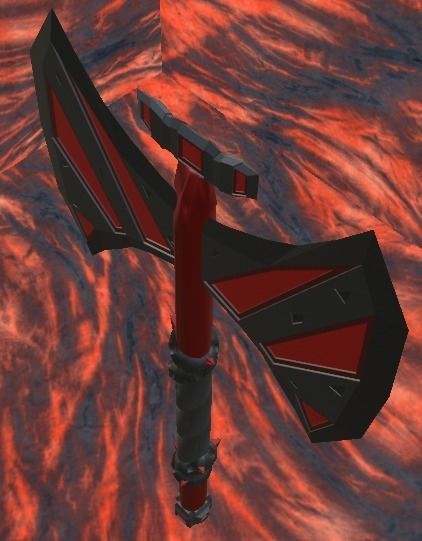 3D model Stylized Hell Axe weapon low-poly game ready VR / AR / low ...