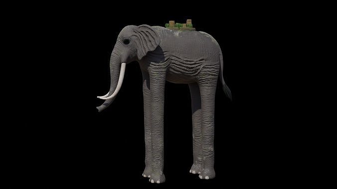 3D model Zunesha Elephant VR / AR / low-poly | CGTrader
