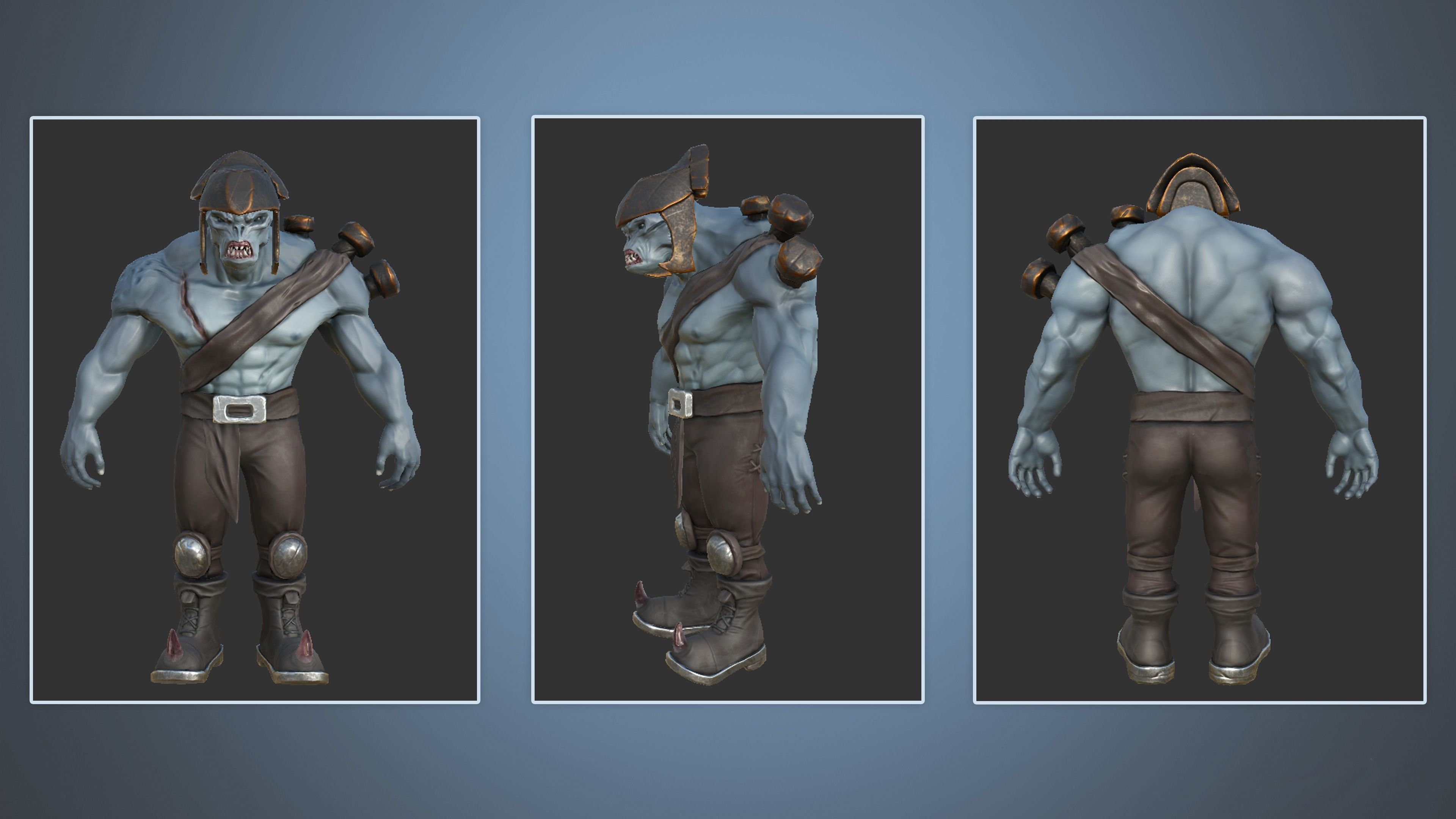3D model Monster to play VR / AR / low-poly | CGTrader