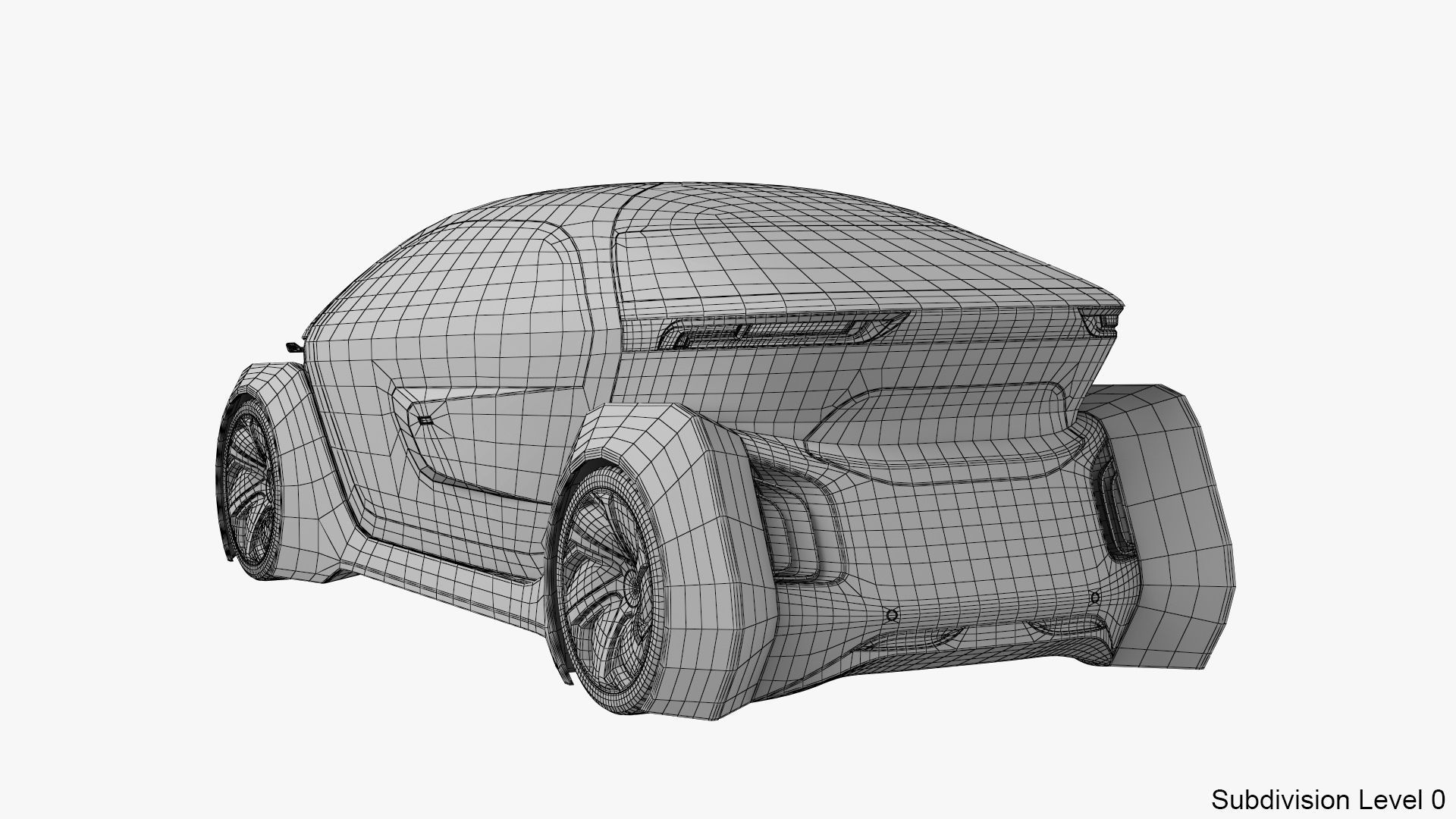 Self-Driving Car Concept 2 3D model | CGTrader