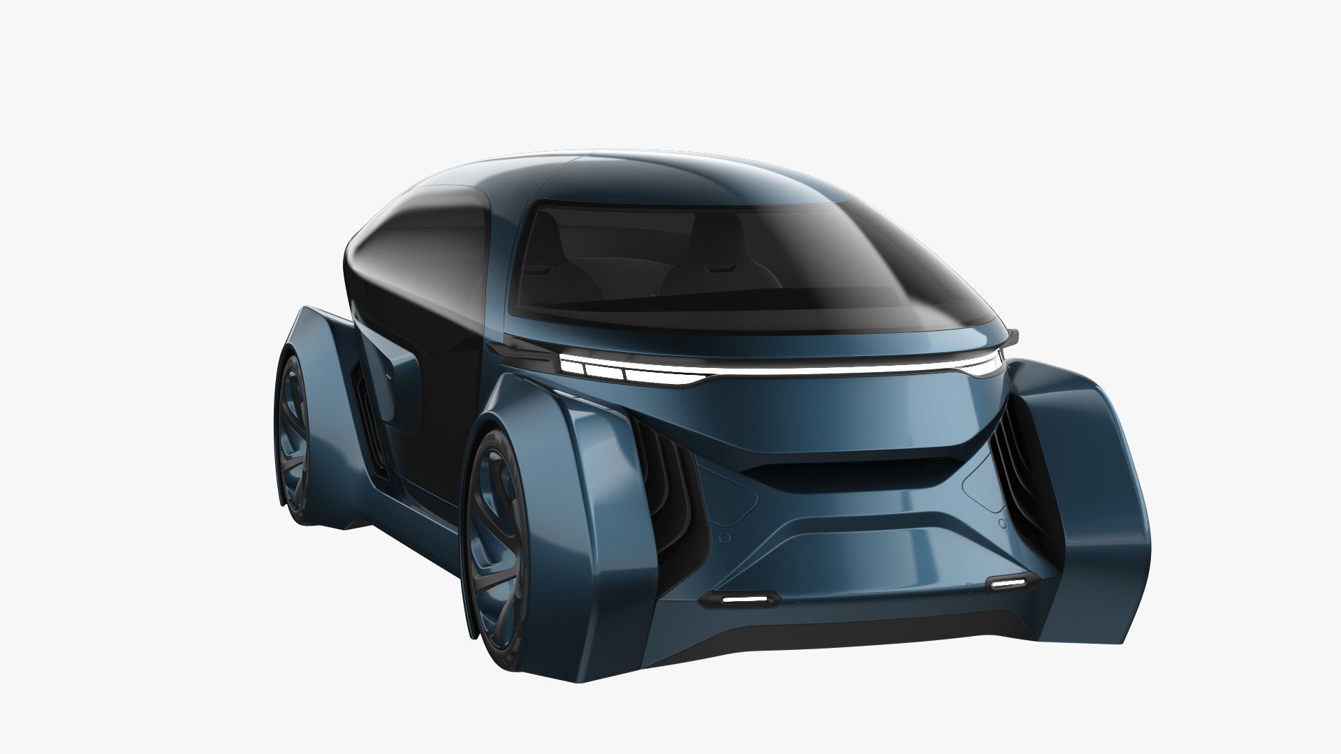 Self-Driving Car Concept 2 3D model | CGTrader