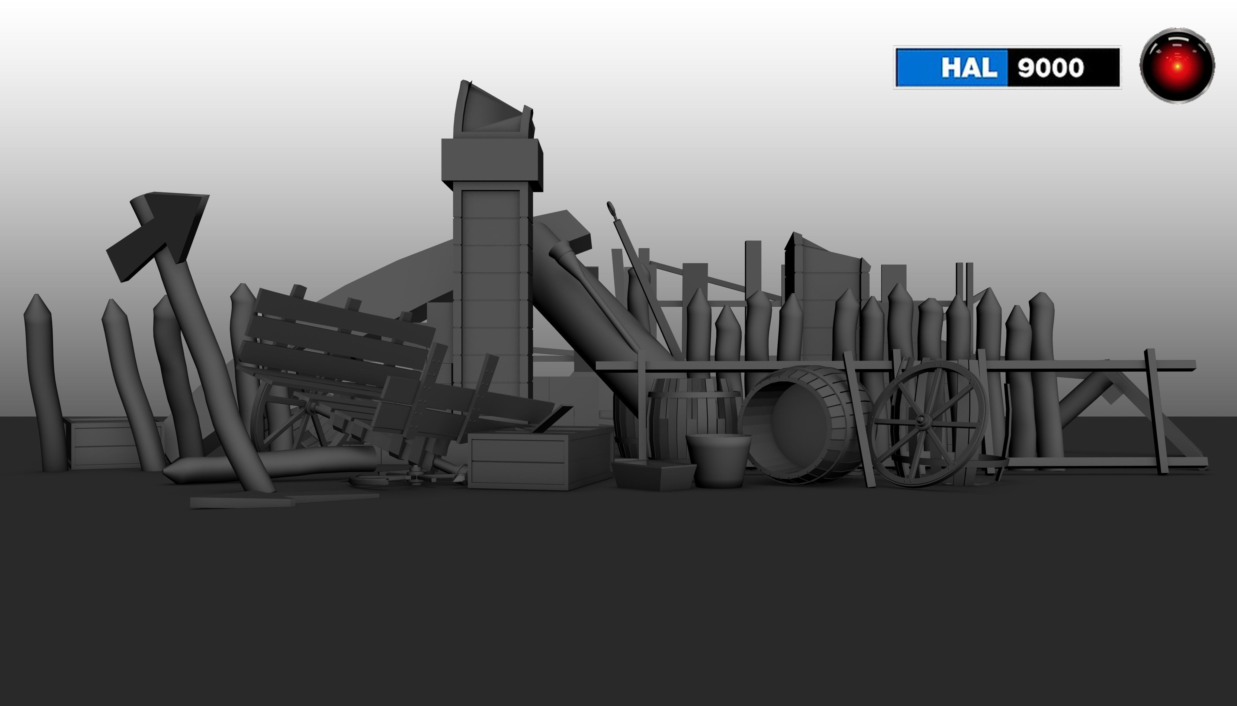 Medieval trash 3D model | CGTrader