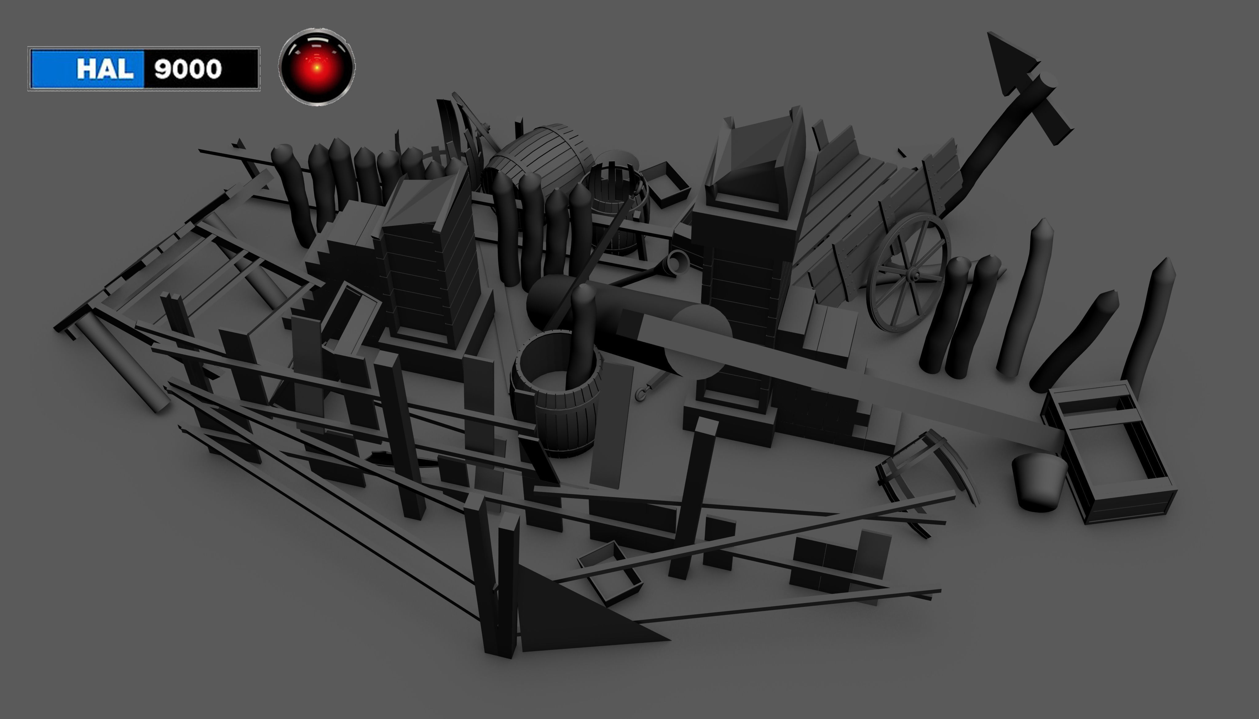 Medieval trash 3D model | CGTrader