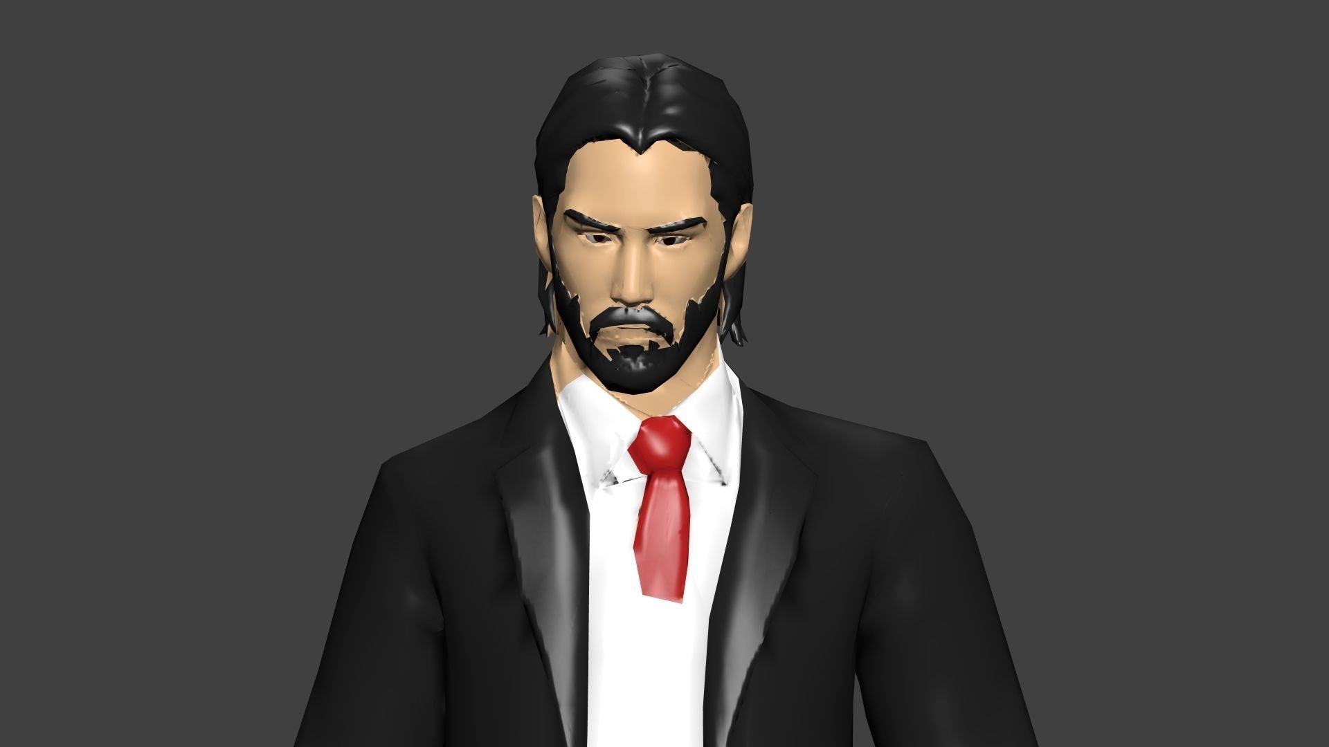 3D model John Wrick VR / AR / low-poly | CGTrader