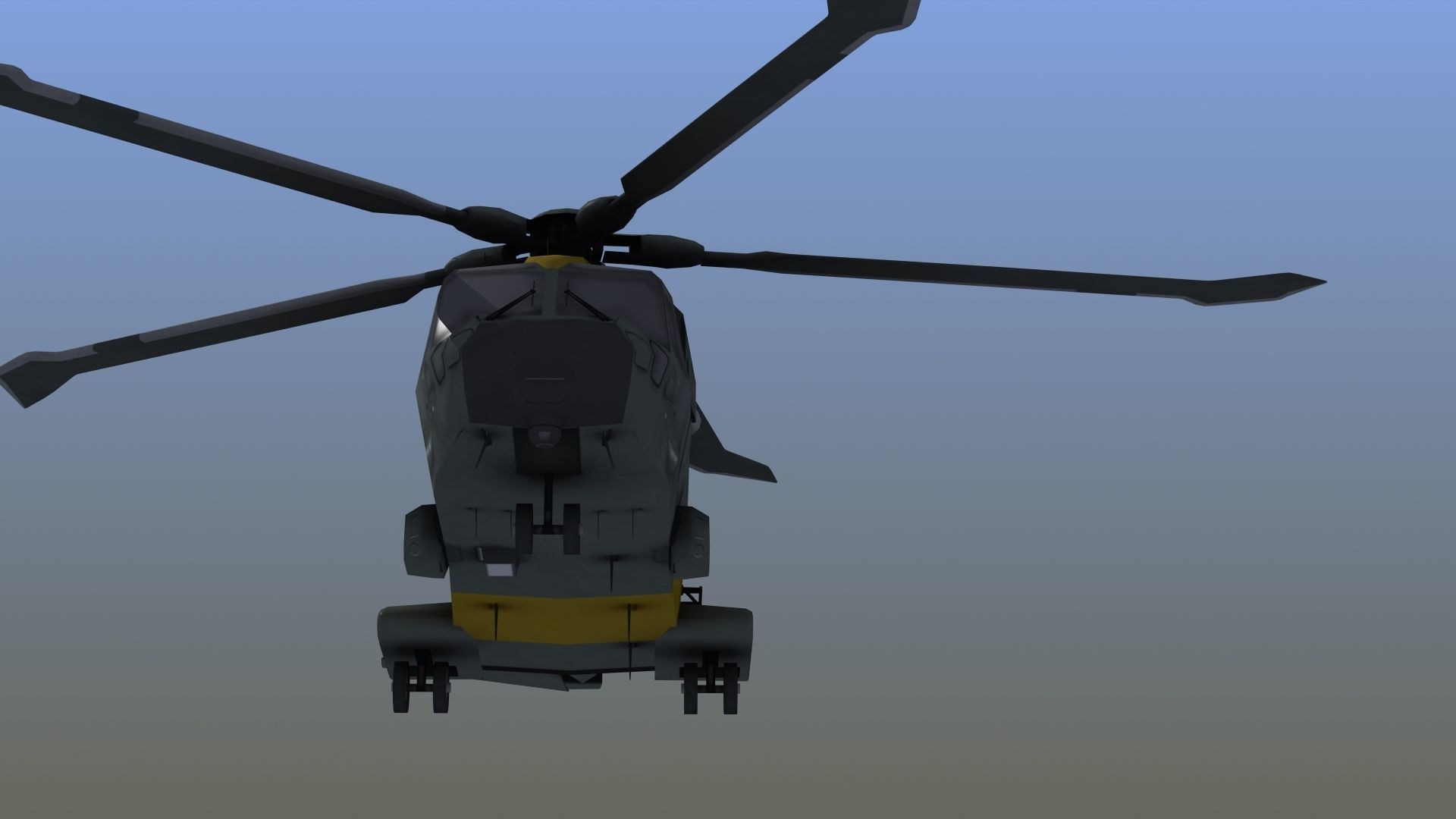 3D model AW101 Merlin Rescue LD1 VR / AR / low-poly | CGTrader