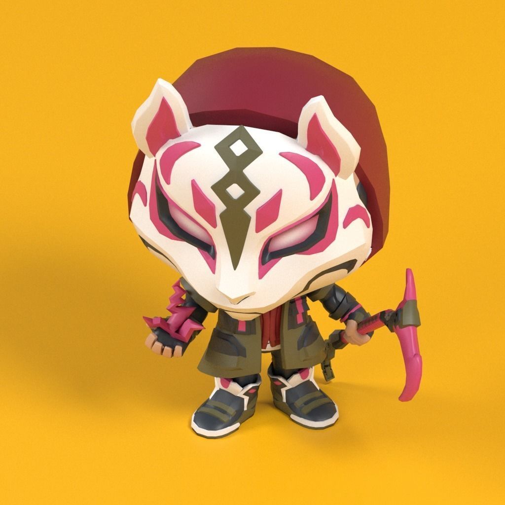 3D model drift fortnite pop funko VR / AR / low-poly | CGTrader
