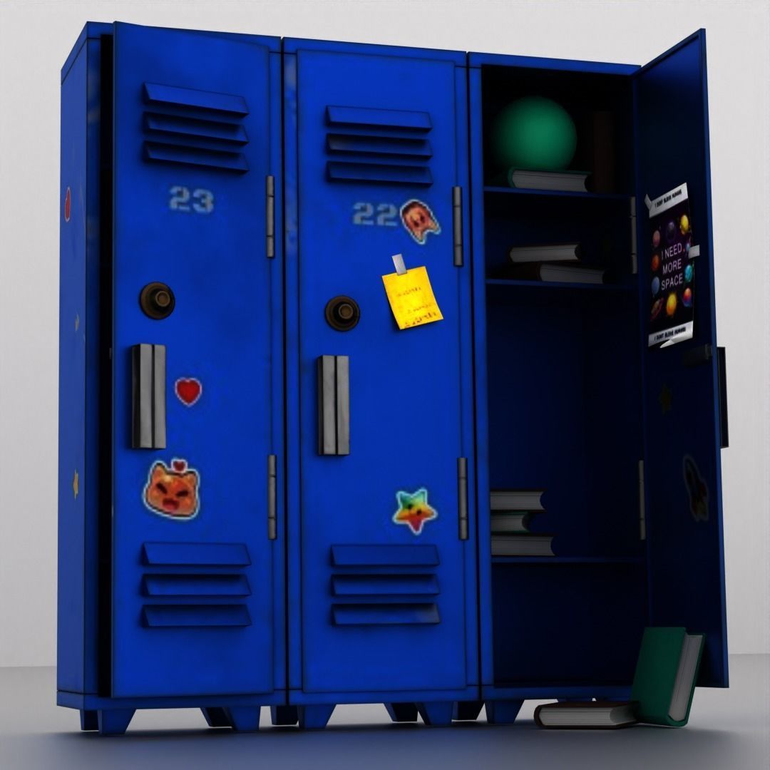 Stylized locker great 3D model | CGTrader