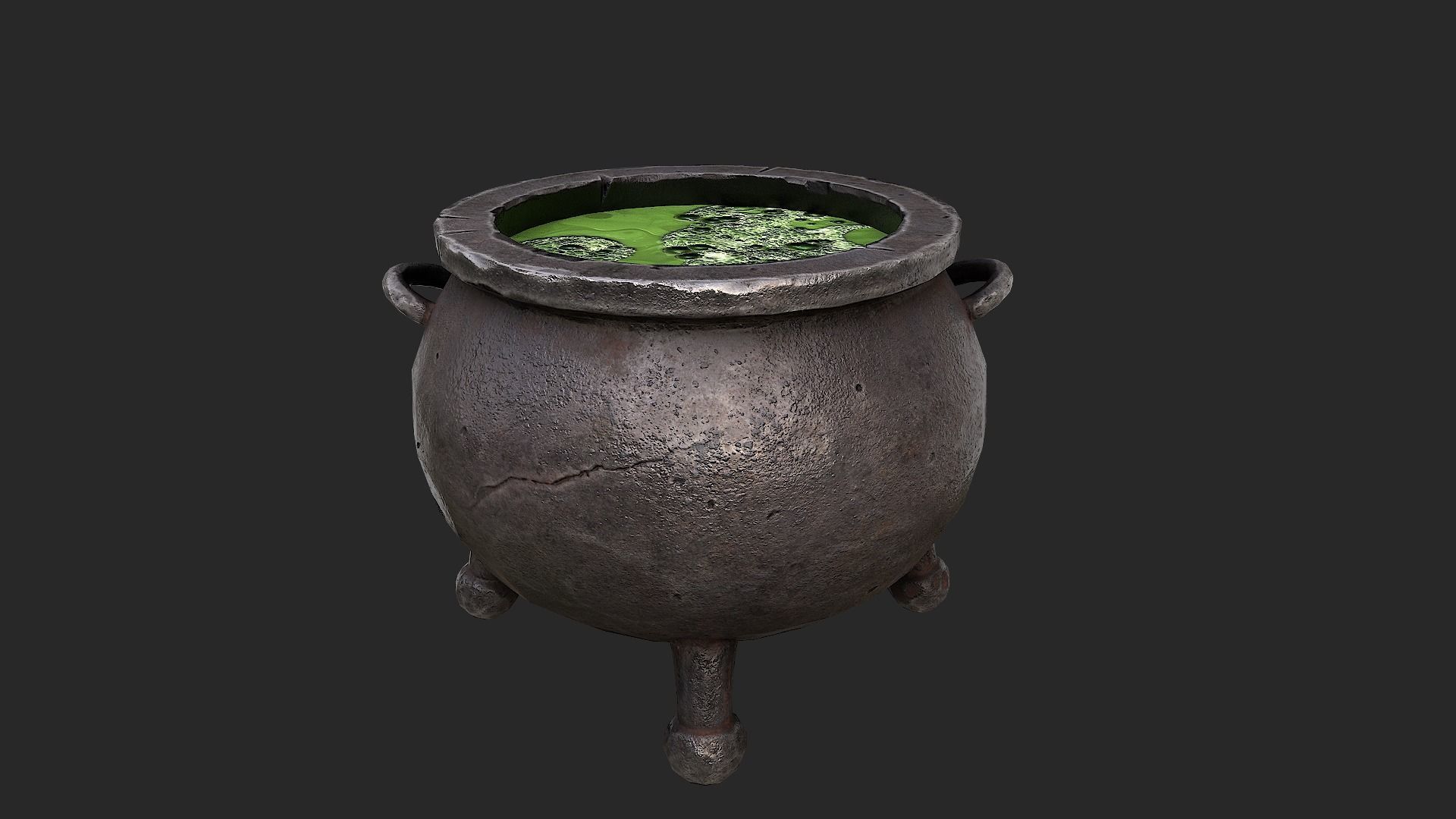 3D model Witch Cauldron VR / AR / low-poly | CGTrader