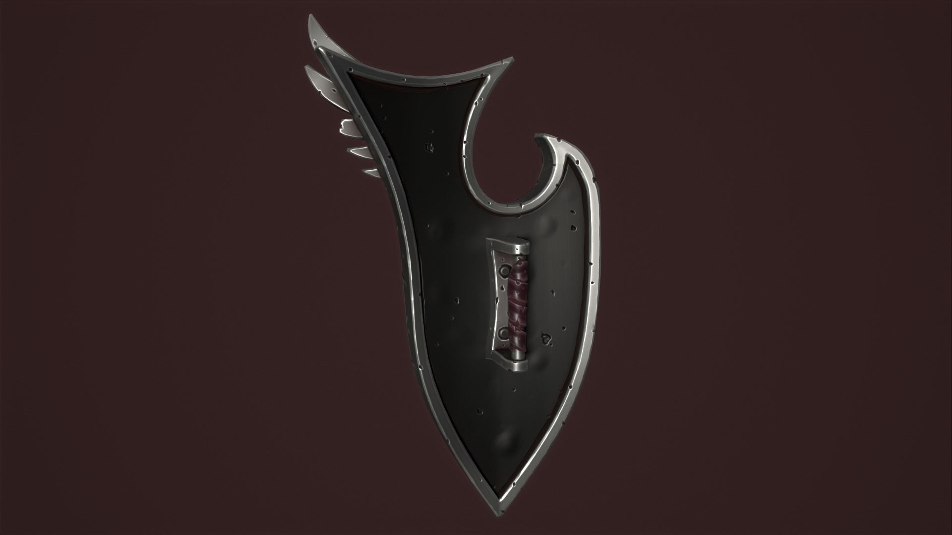 3D model Rune shield VR / AR / low-poly | CGTrader