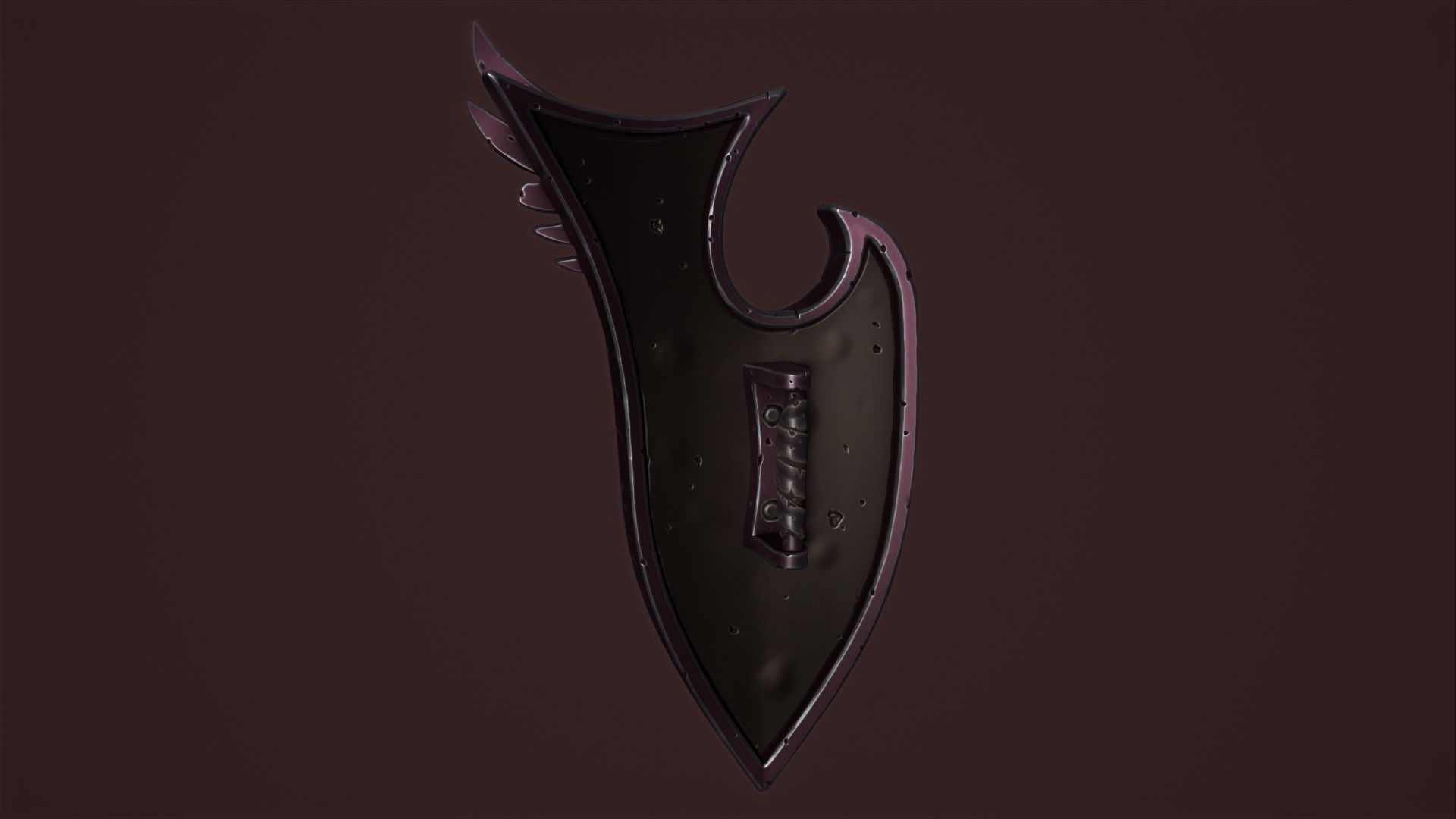3D model Rune shield VR / AR / low-poly | CGTrader