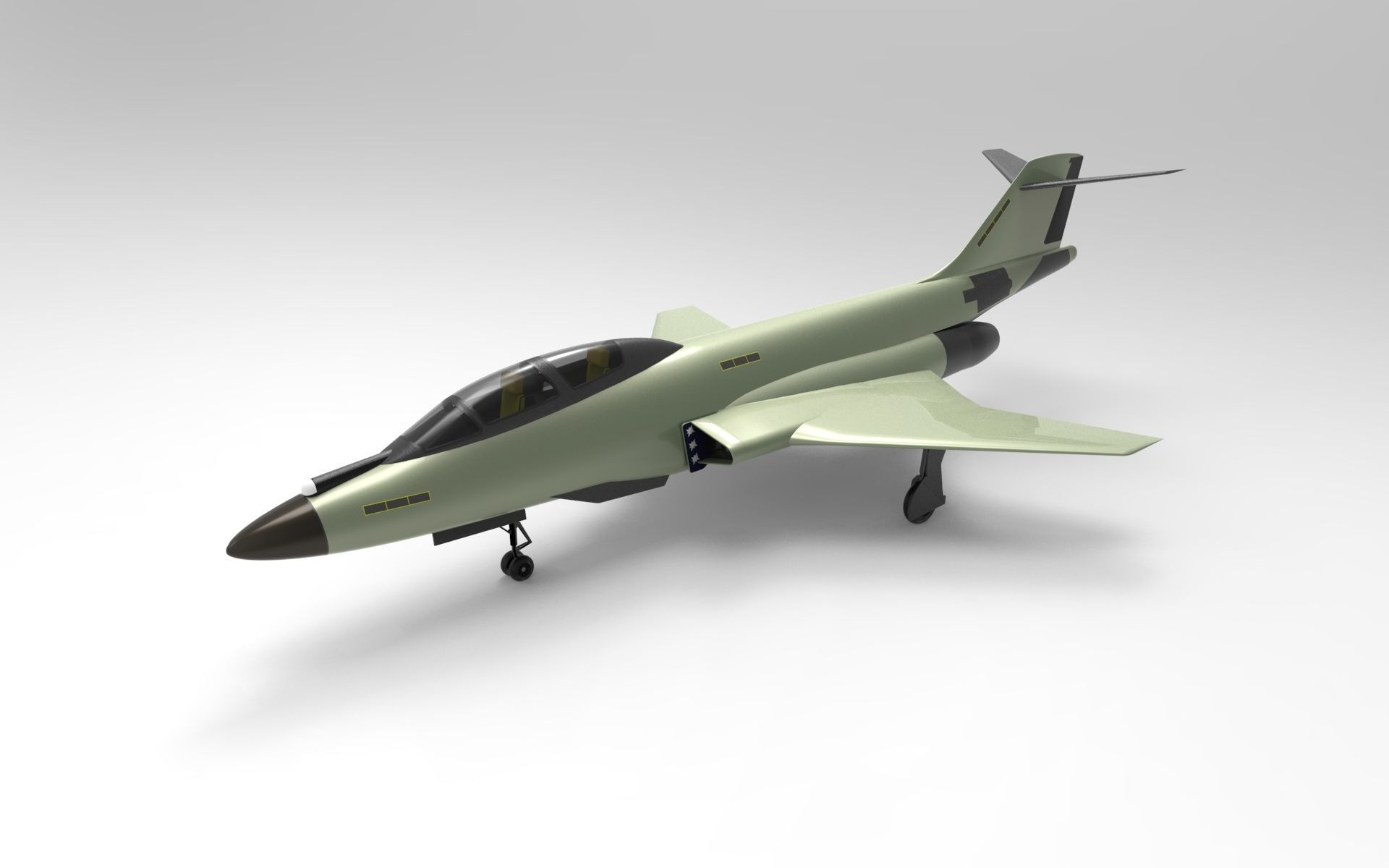 McDonnell F-101 Voodoo 3D model | CGTrader