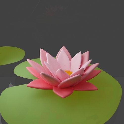 3D model Lotus flower VR / AR / low-poly | CGTrader