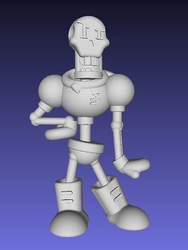 Papyrus Undertale Character 3D print model 3D model 3D printable | CGTrader
