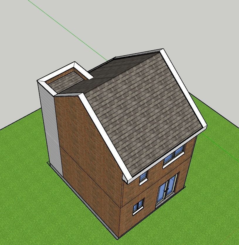 Basic Row house 3D model | CGTrader