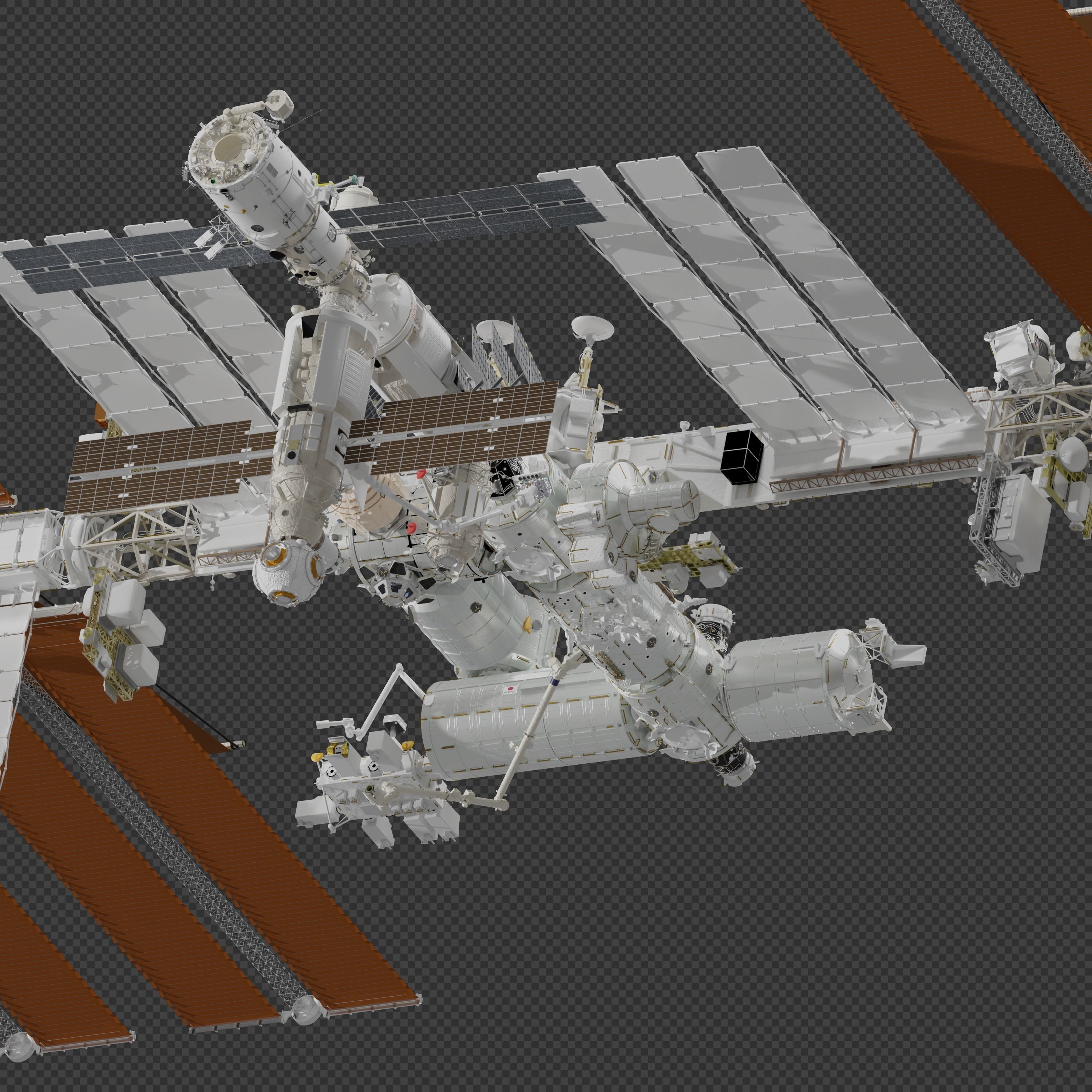 International Space Station 3D model | CGTrader