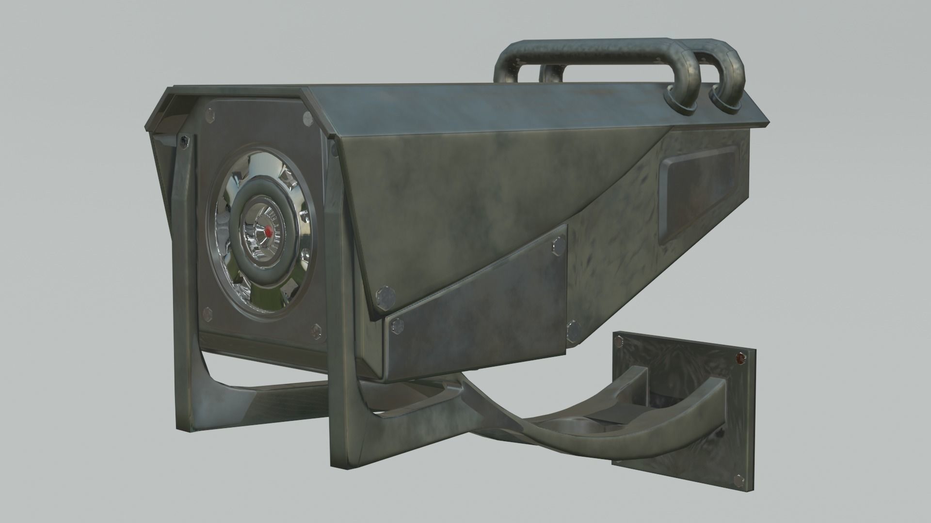 Low poly Security Camera For game free VR / AR / low-poly 3D model ...