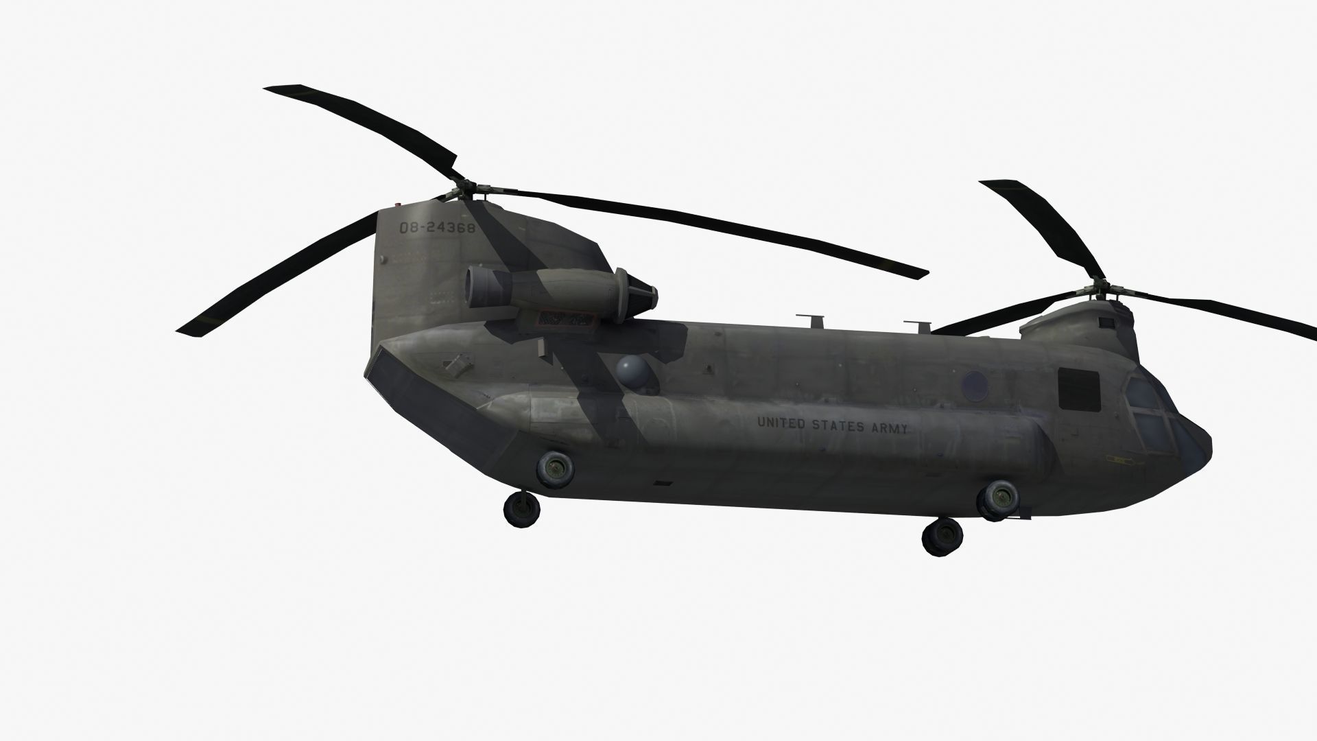 3D model CH47 Chinook Helicopter LD1 VR / AR / low-poly | CGTrader