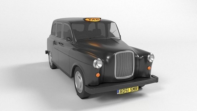 london taxi cab 3D model | CGTrader