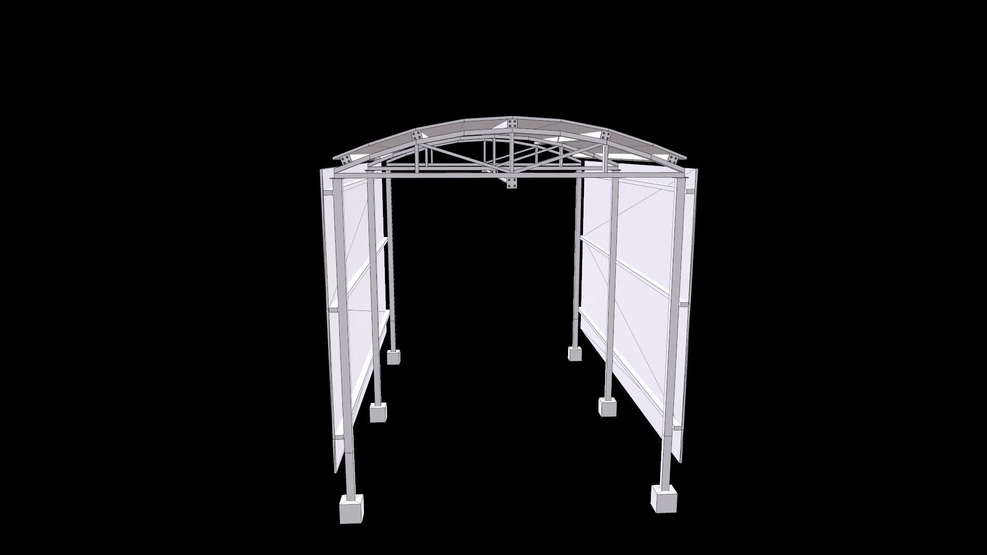 Fragile Roof 3D model | CGTrader